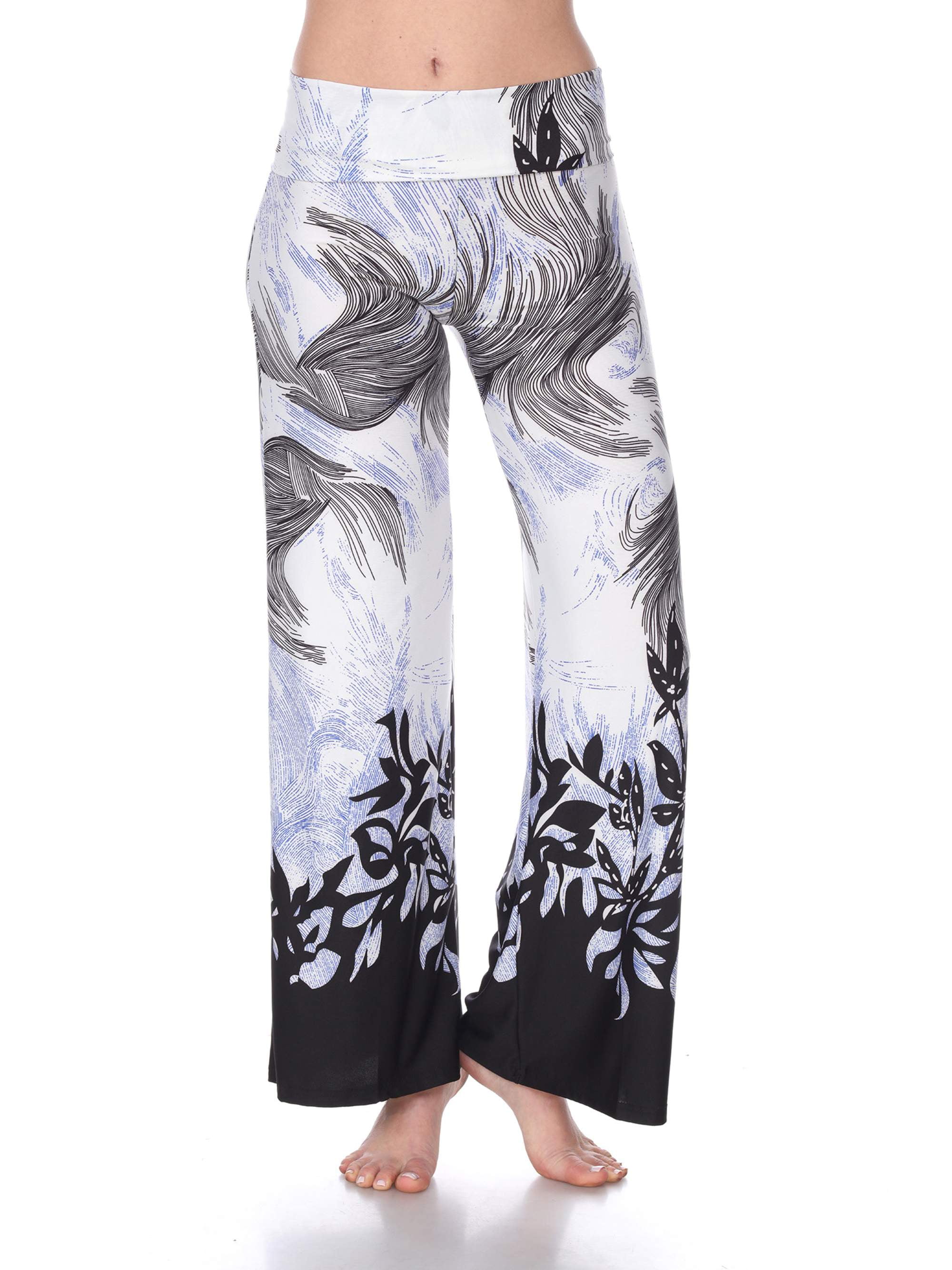 Women's Multicolor Printed Palazzo Pants - Walmart.com