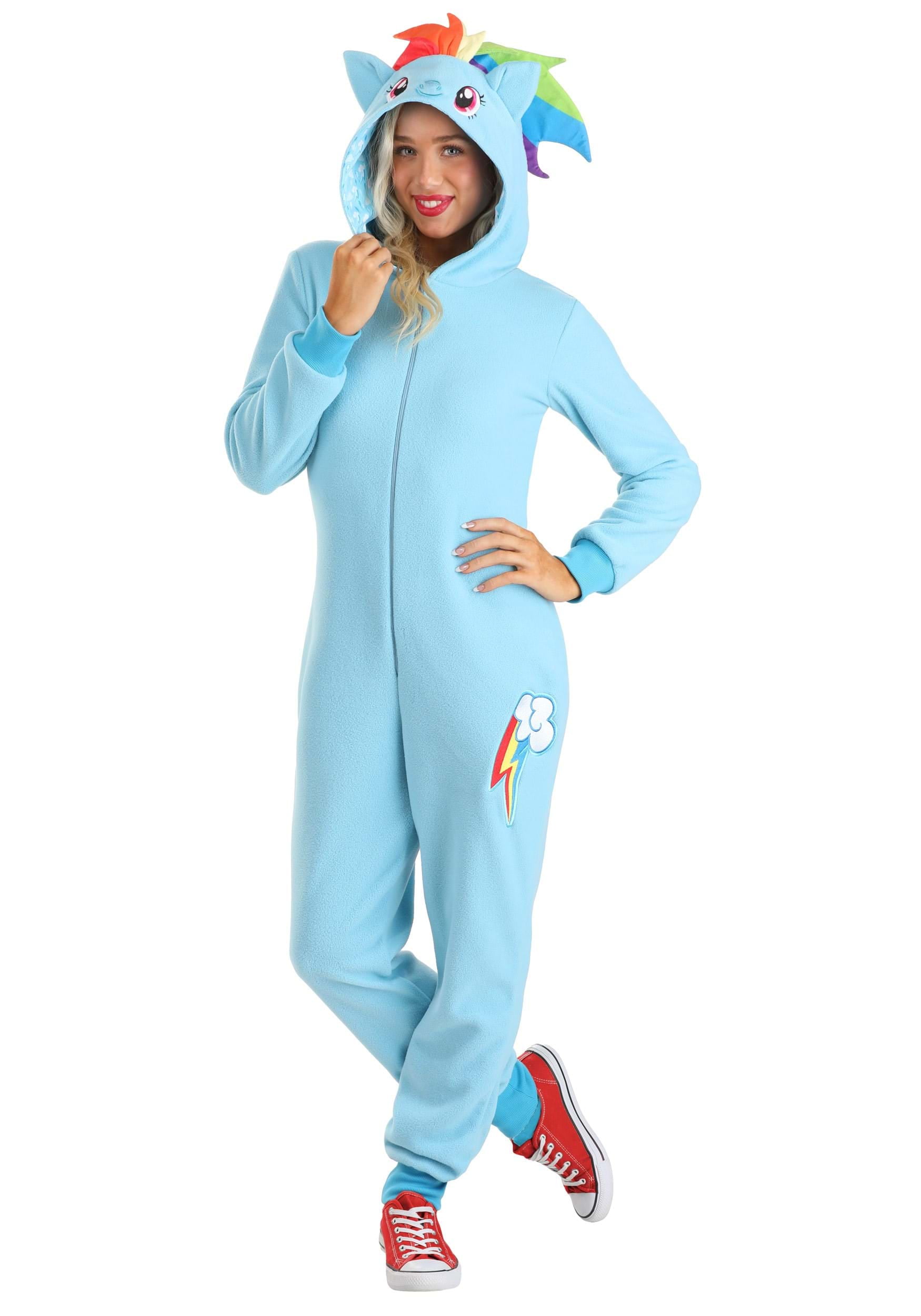 Women's My Little Pony Rainbow Dash Union Suit Costume - Walmart.com