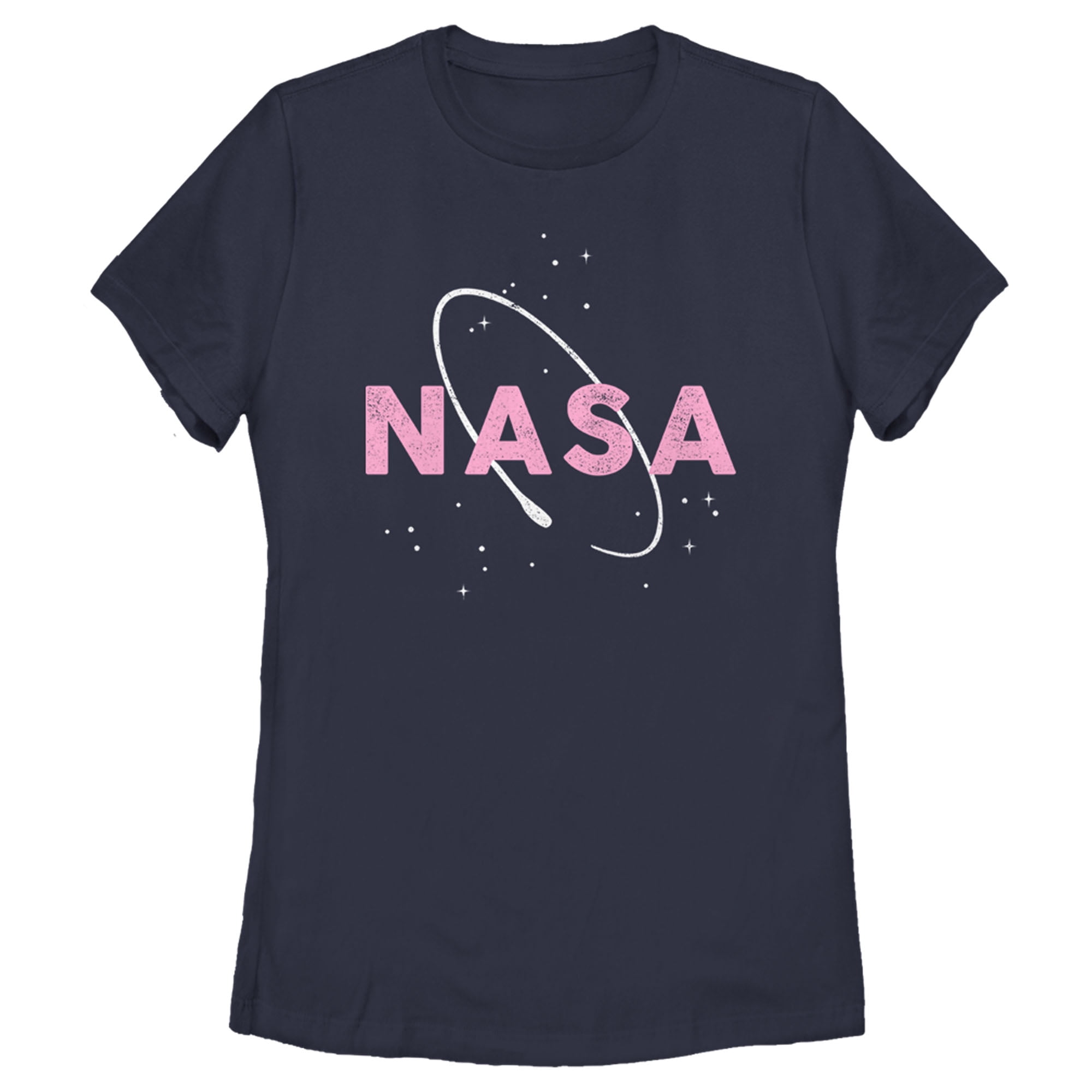 Women's NASA Logo With Space Ring Graphic Tee Navy Blue 2X Large ...