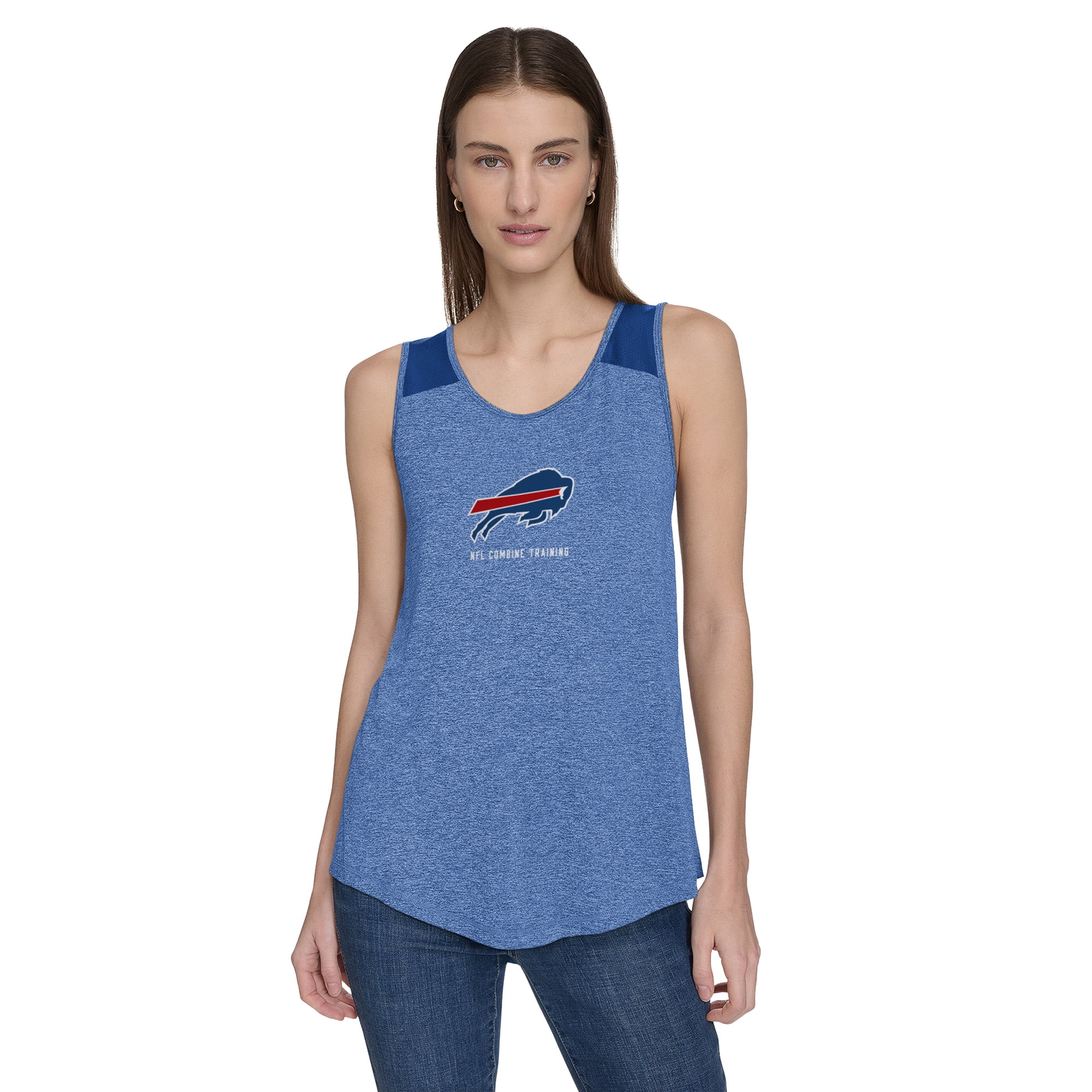 Women's NFL Combine Buffalo Bills Stretch Racer Back Tank Top, Sizes S ...