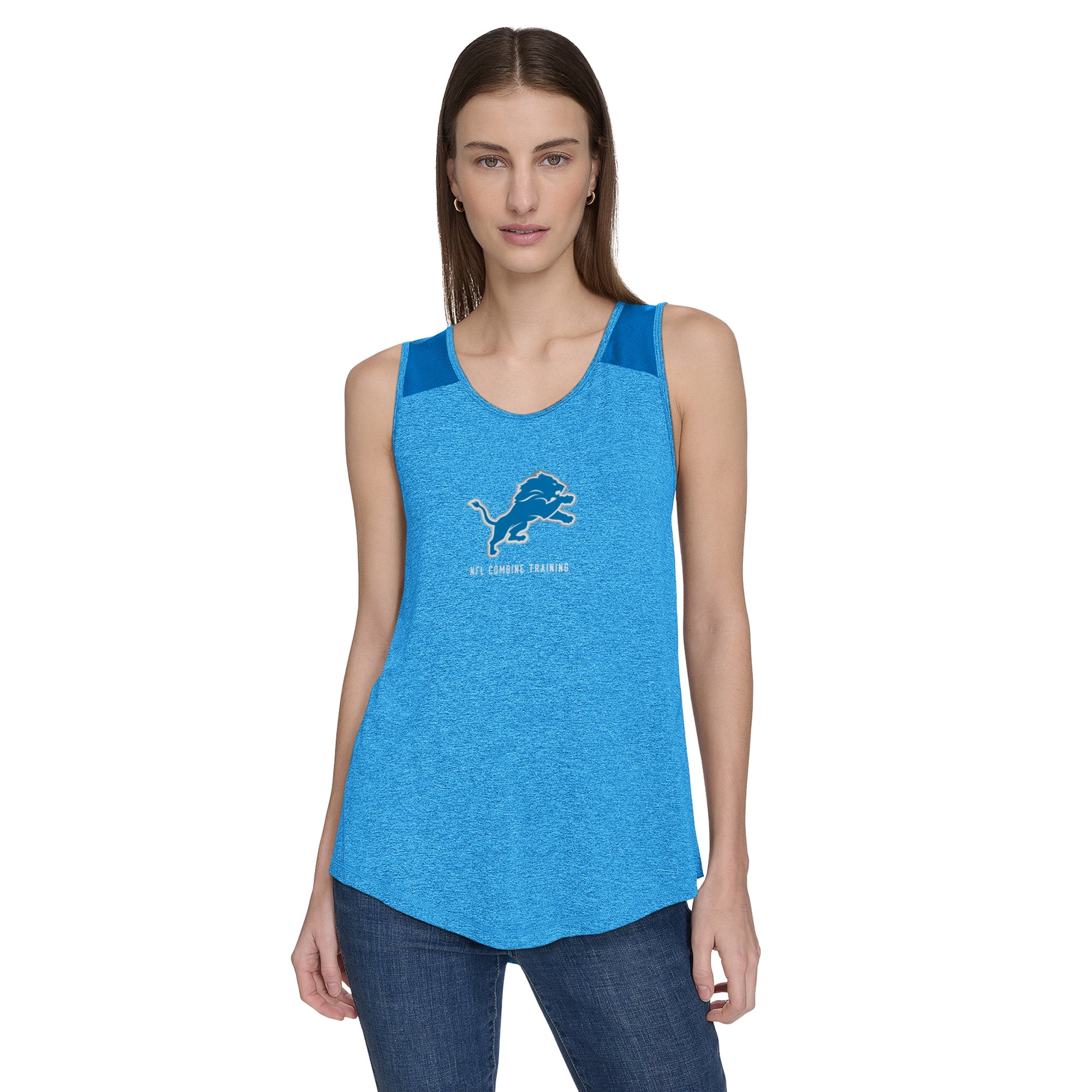 Women's NFL Combine Detroit Lions Stretch Racer Back Tank Top, Sizes S-3XL - Walmart.com