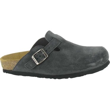 BERANMEY Women's Suede Clogs & Mules Stylish Leather Mules with Arch ...