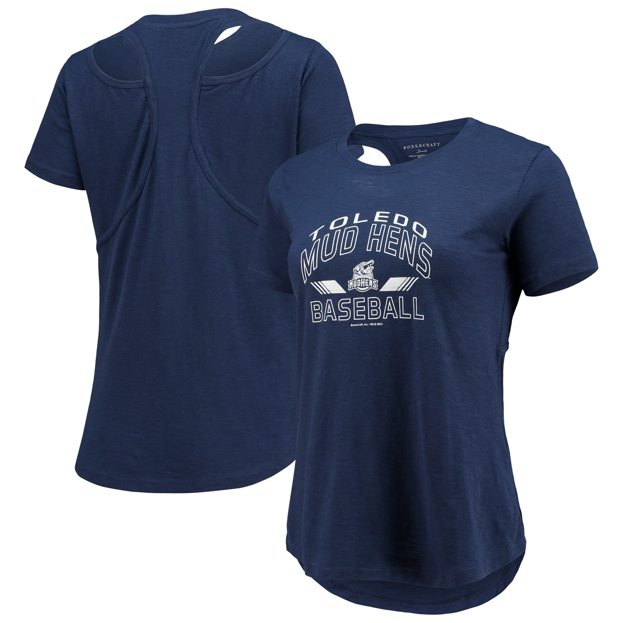 Women's Navy Toledo Mud Hens Cut It Out T-Shirt - Walmart.com