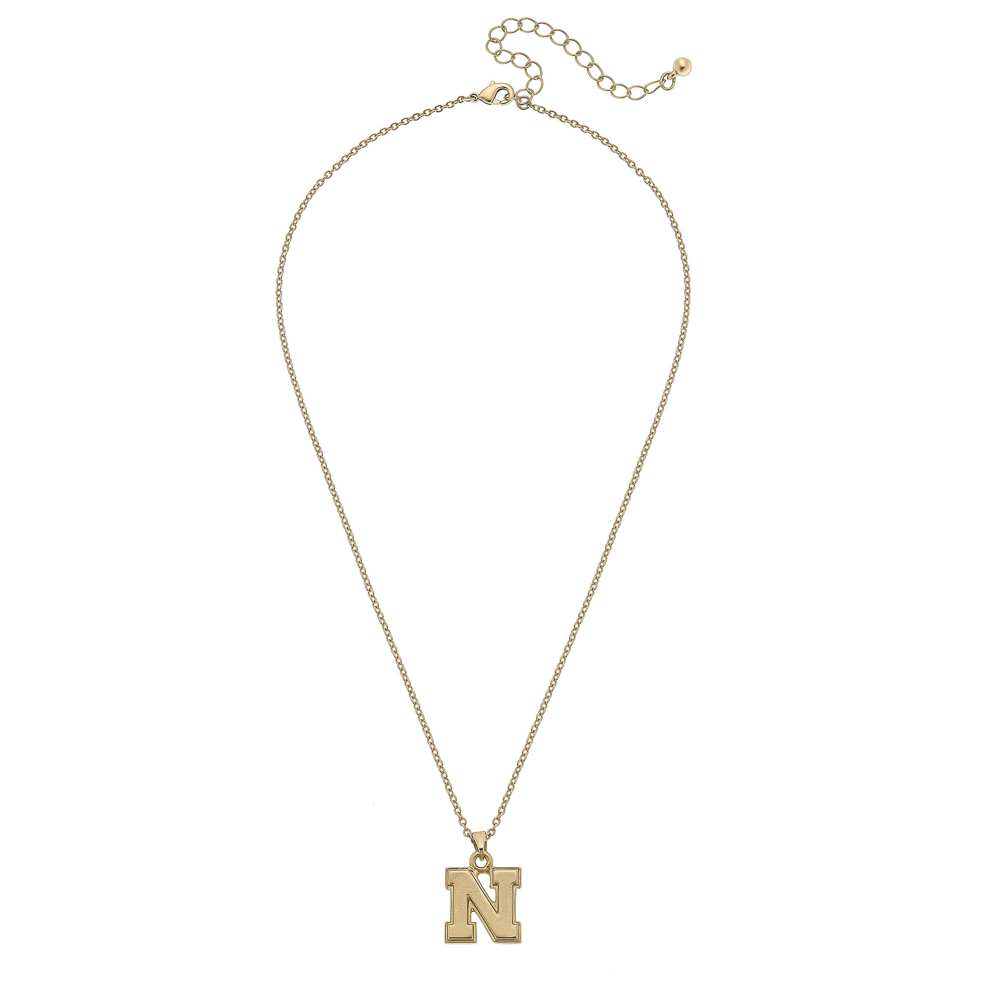 Gold Nebraska Necklace