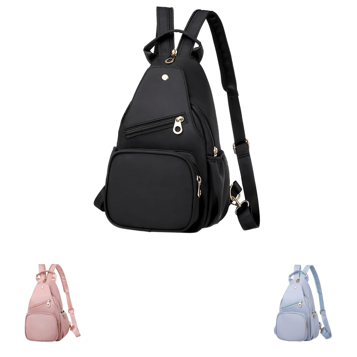 Women's New Crossbody Sport Bag Waterproof Cloth Sling Chest Bag Travel ...