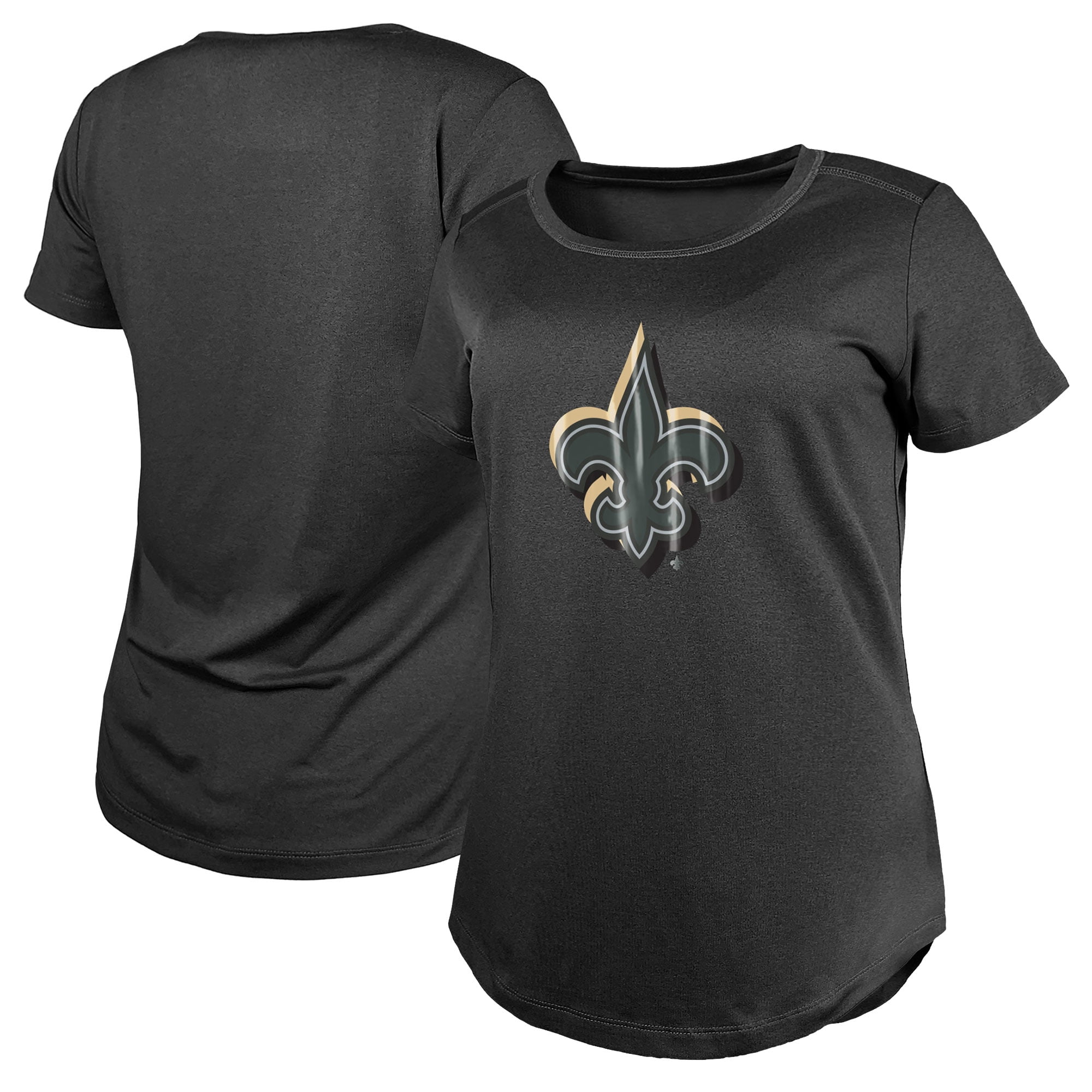 Women's New Era Charcoal New Orleans Saints 2024 NFL Draft T-Shirt ...
