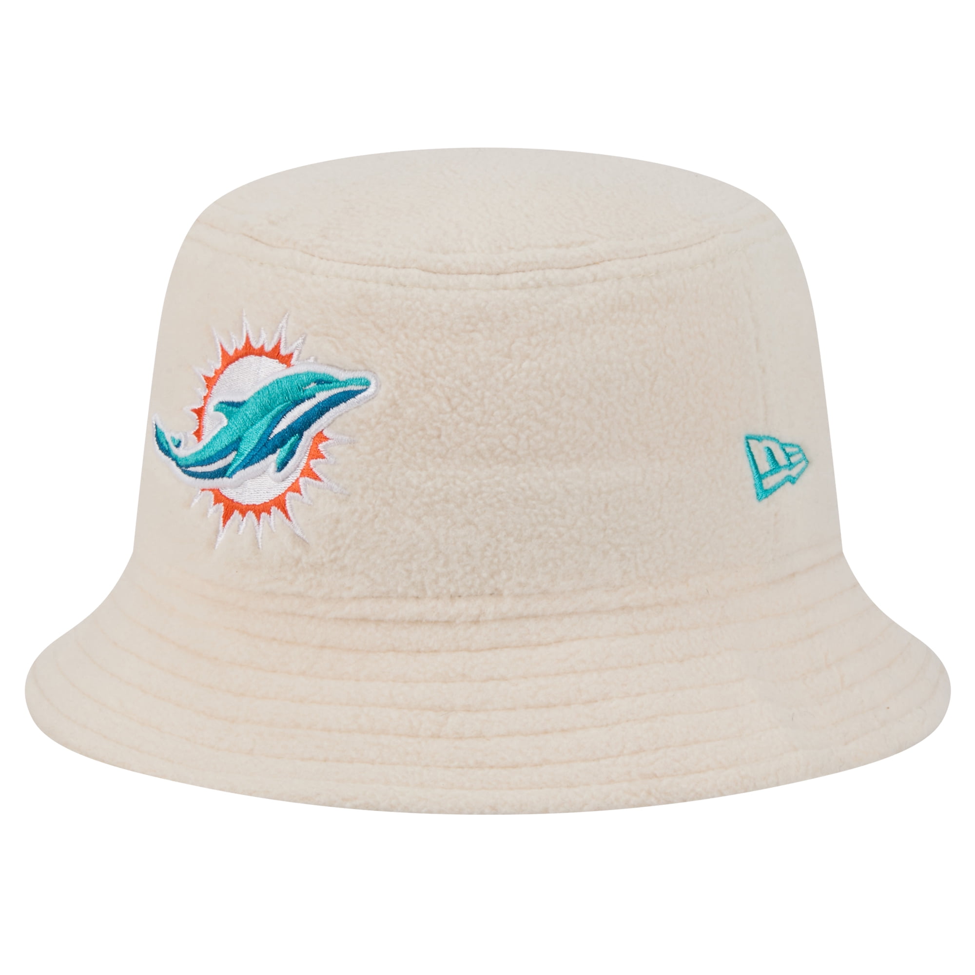Women's New Era Cream Miami Dolphins Cozy Sherpa Bucket Hat - Walmart.com