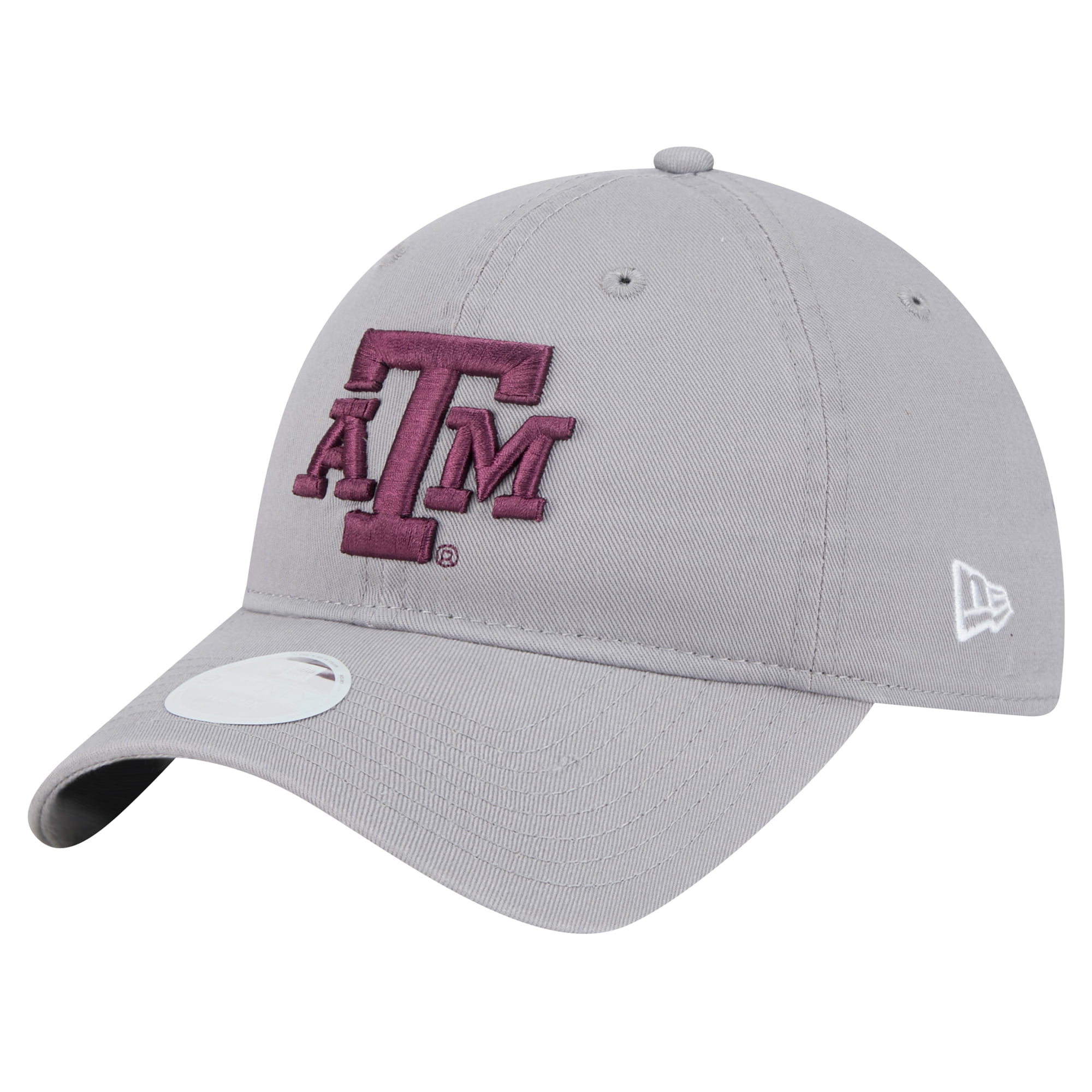 Women's New Era Gray Texas A&M Aggies Logo 9TWENTY Adjustable Hat ...