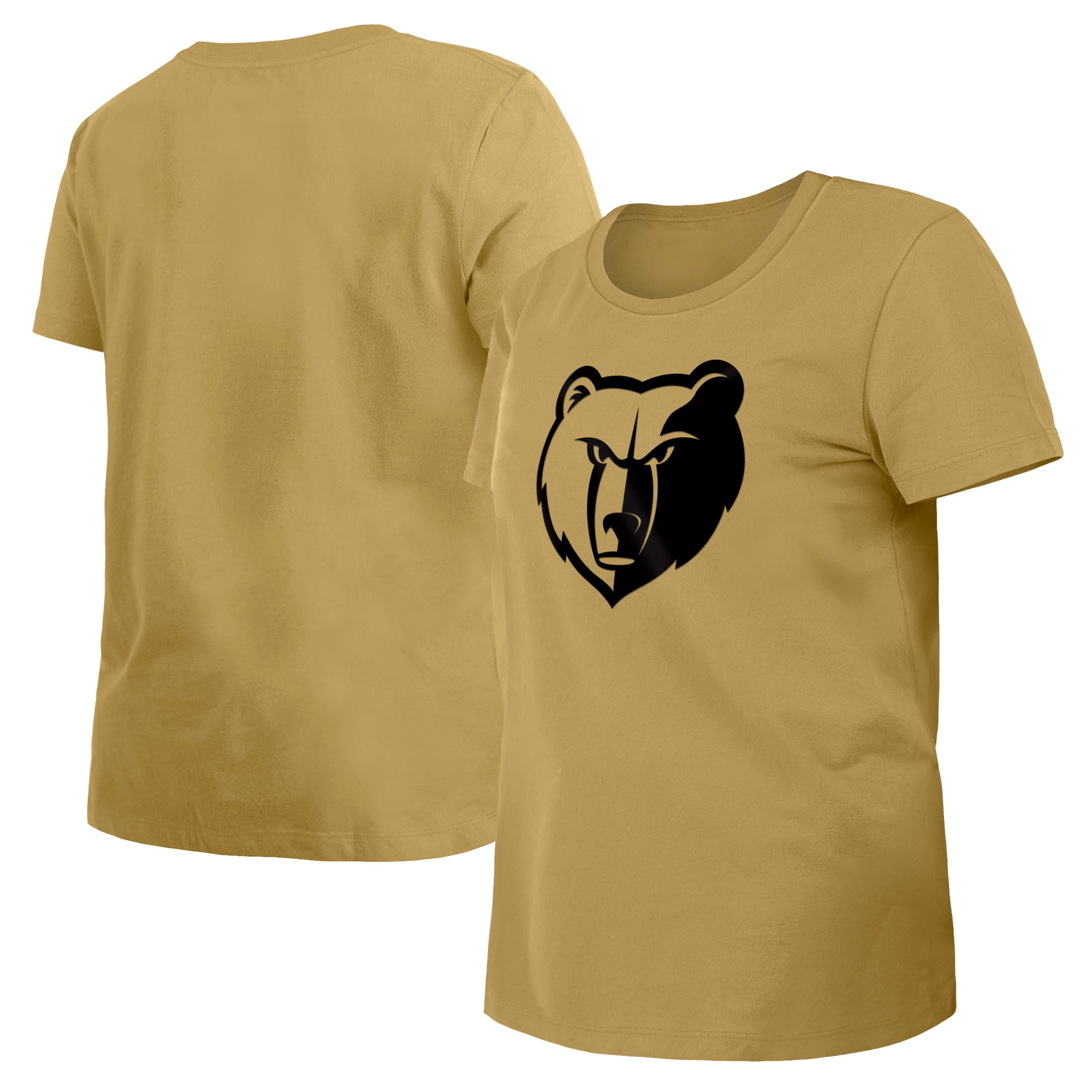 Women's New Era Tan Memphis Grizzlies 2023/24 City Edition T-Shirt ...