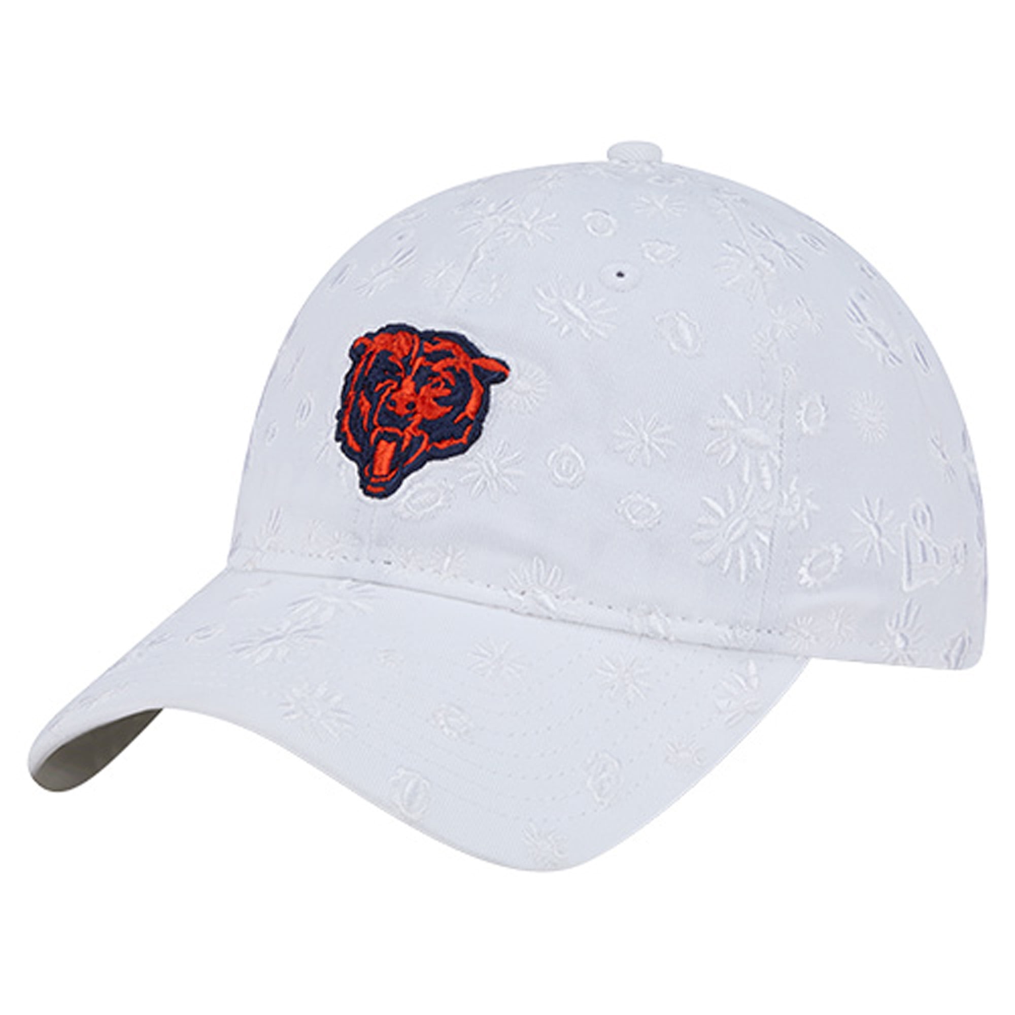 Women's New Era White Chicago Bears Floral 9TWENTY Adjustable Hat ...