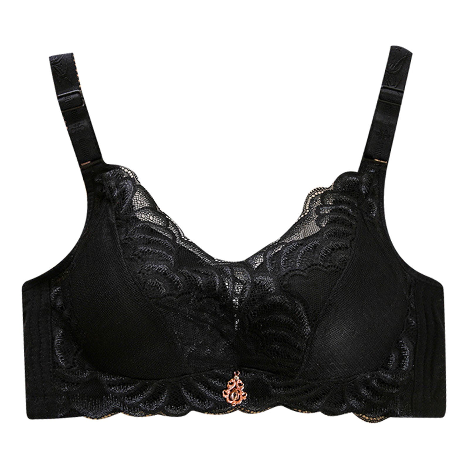 Women's New No Wire Lace Push Up Bra Sexy, Comfortable Sides, Good ...