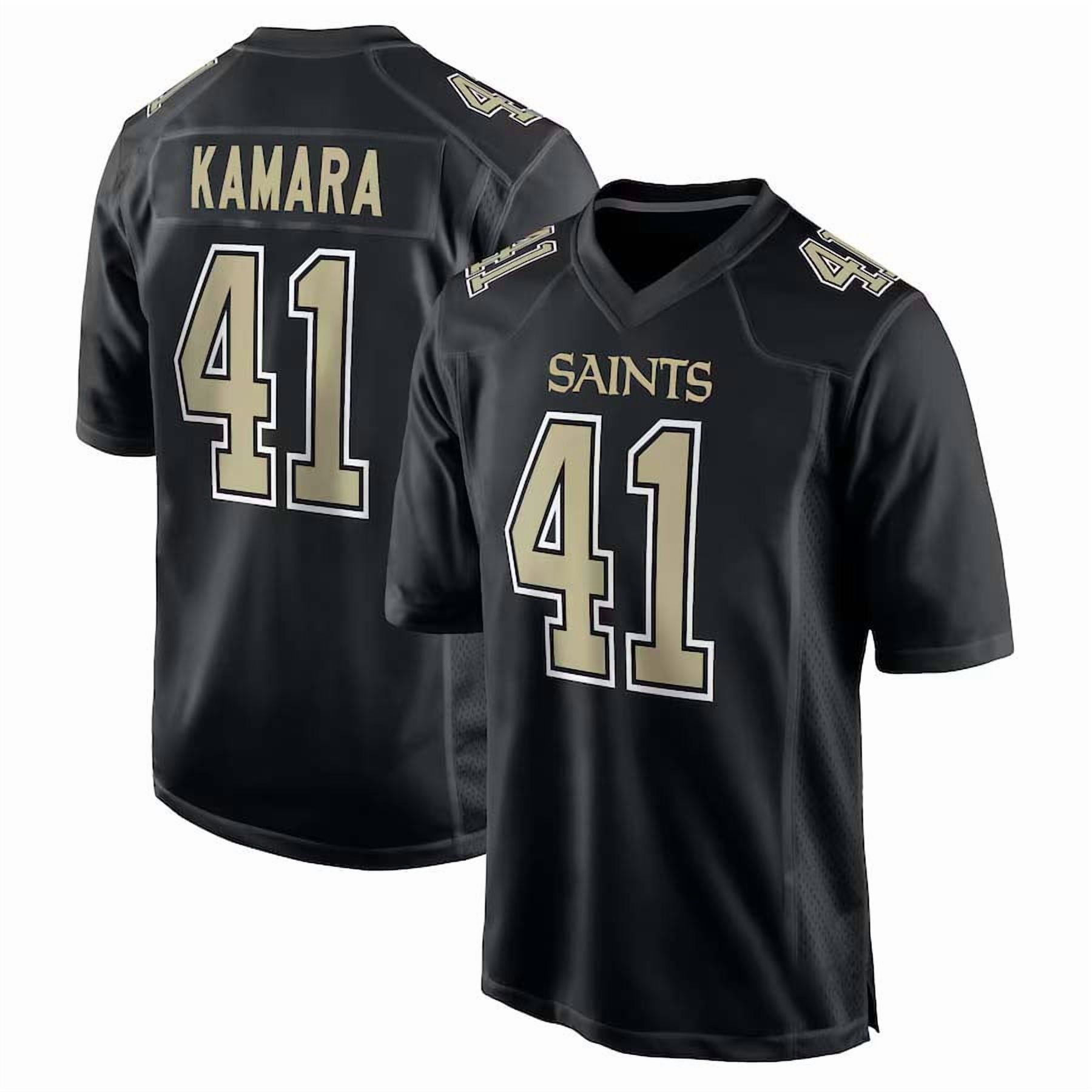 Women's New Orleans Kamara 41 Black Fashion Sports Player Game Stitched ...