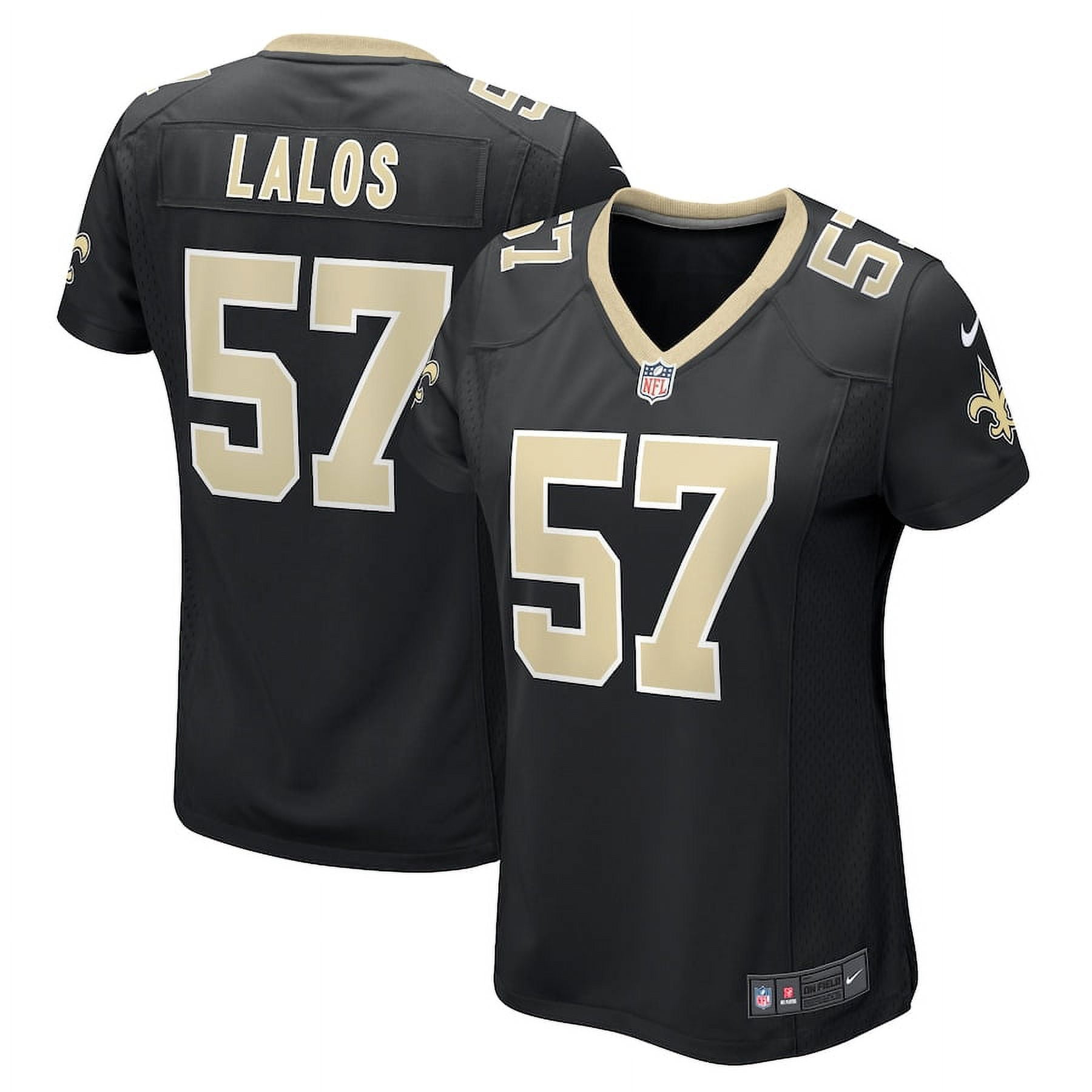 Women's New_Orleans_Saints Niko Lalos Black Team Game Jersey - Walmart.com Women's New_Orleans_Saints Niko Lalos Black Team Game Jersey - Walmart.com
