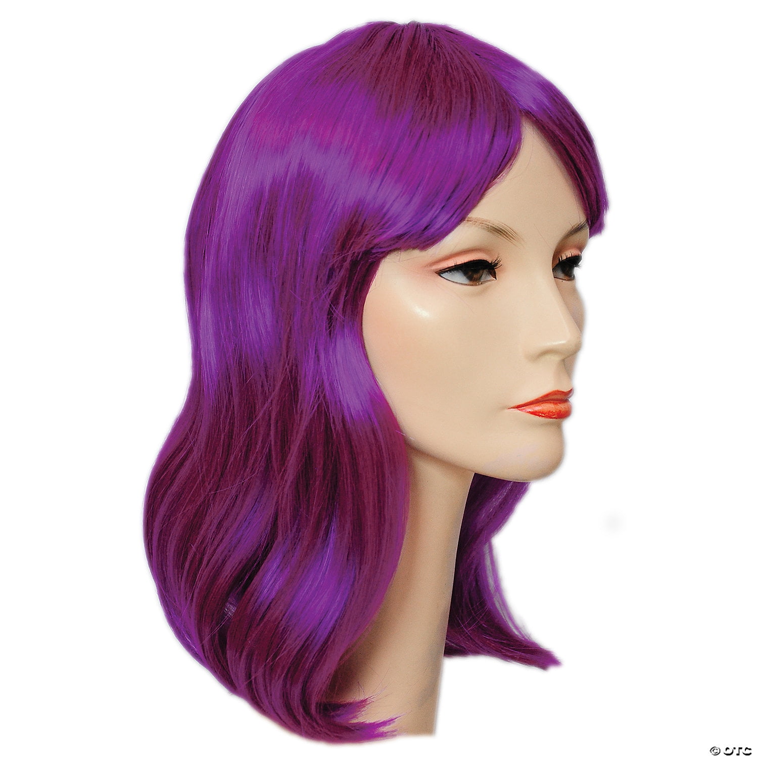 Lacey Wigs LW-554DPR Cleo New Round Dk Purple - Walmart.com
