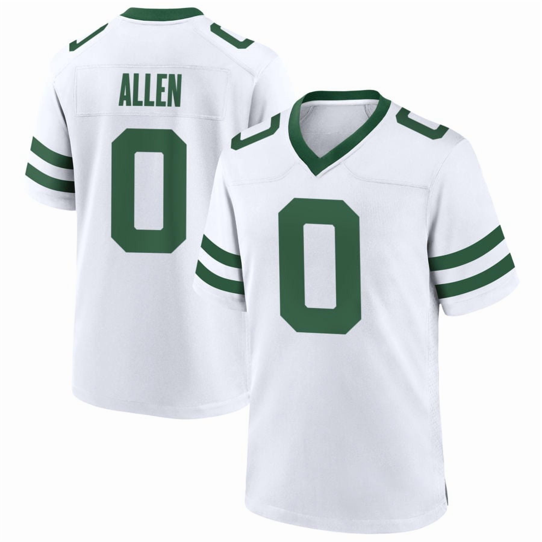 Women's New York J Allen 0 White Sports Player Game Stitched Name ...