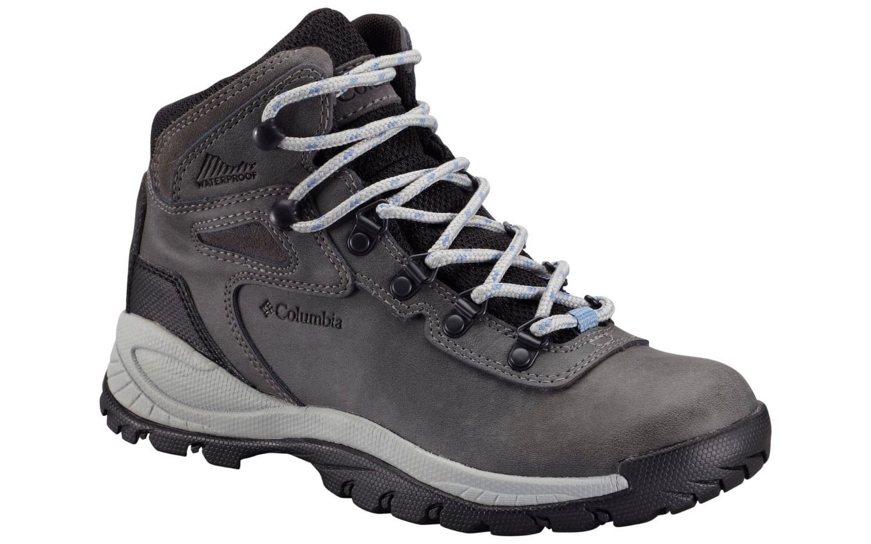 Columbia Womens Newton Ridge Plus Boot 7.5 Quarry/Cool Wave - Walmart.com