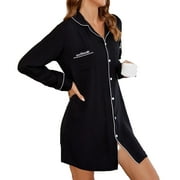 Button Down Sleep Shirt