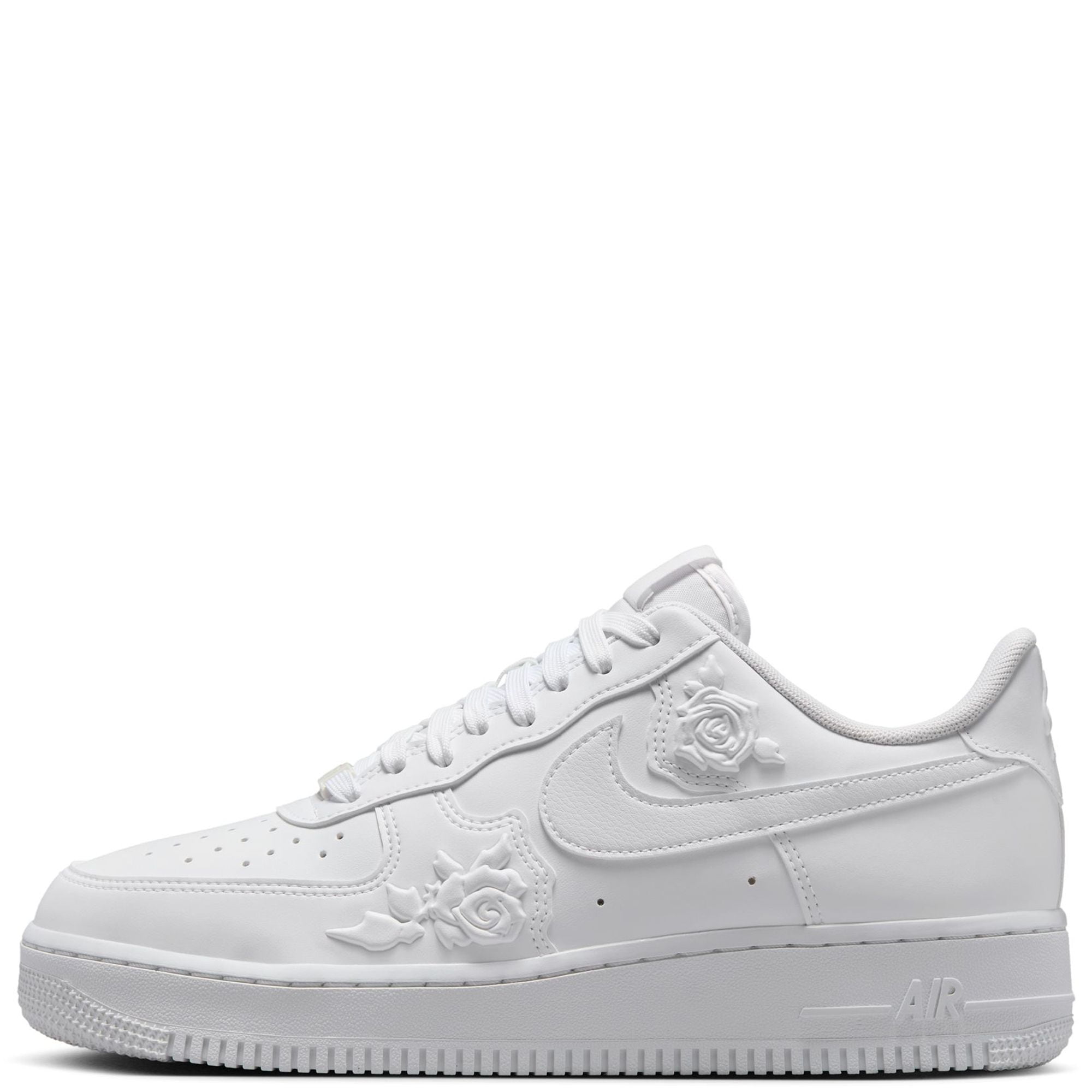 Women's Nike Air Force 1 '07 "White Roses" White/White-Black (HF2016 ...