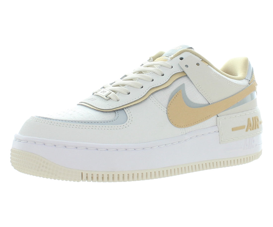 Women's Nike Air Force 1 Shadow Summit White/Sesame-Wolf Grey (DV7449 ...
