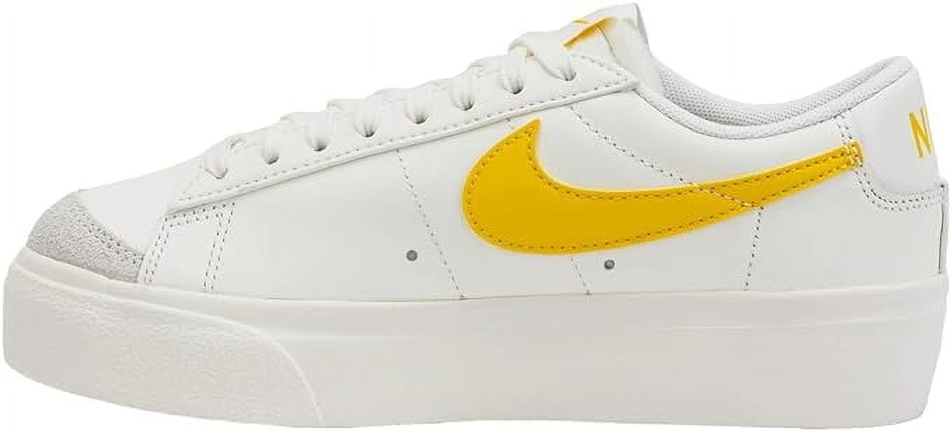 Women's Nike Blazer Low Platform Sail/Vivid Sulfur-Pale Ivry (DJ0292 ...