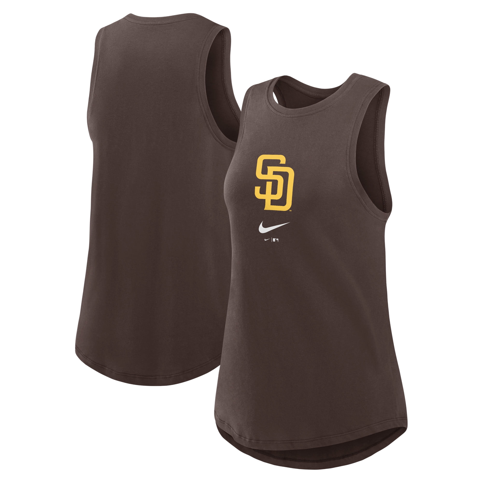 Women's Nike Brown San Diego Padres Legacy Icon High Neck Performance ...