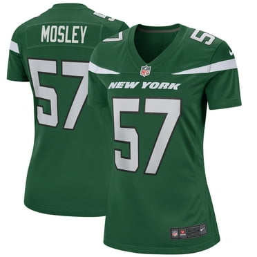 Men's Nike Justin Fields Gotham Green New York Jets 2025 Rivalries Collection Game Jersey ...