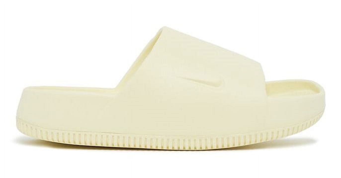Women's Nike Calm Slide Alabaster/Alabaster (DX4816 701) - 10 - Walmart.com