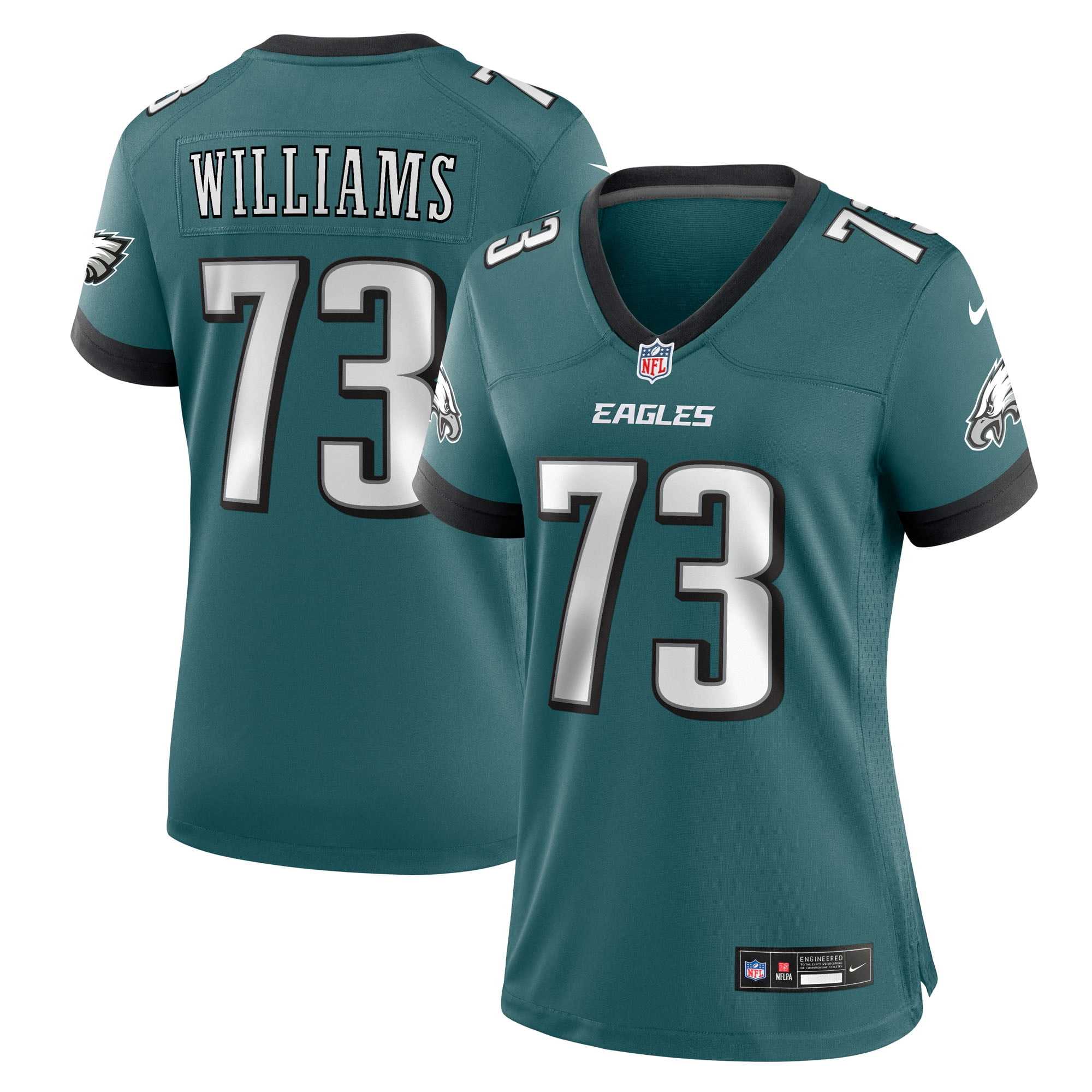 Women's Nike Cameron Williams Midnight Green Philadelphia Eagles Team ...