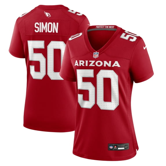 Women's Nike Cody Simon Cardinal Arizona Cardinals Team Game Jersey ...