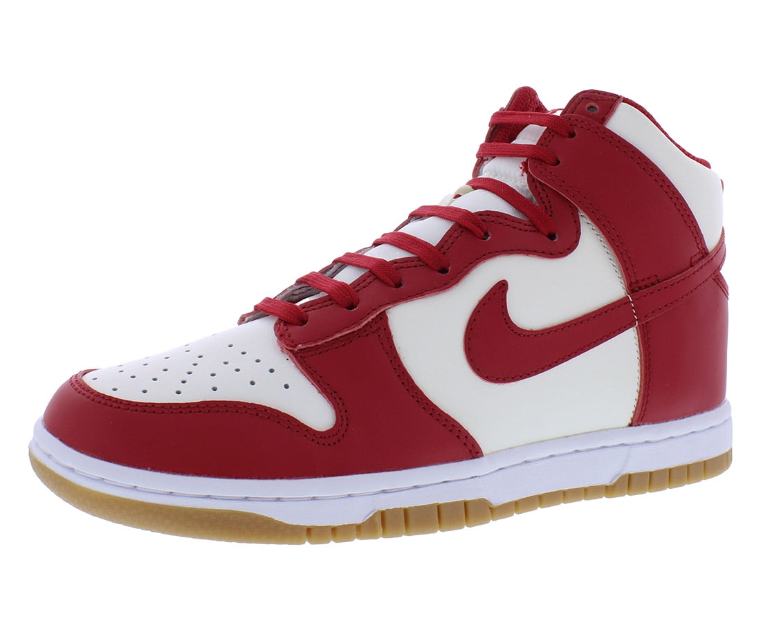 Women's Nike Dunk High Sail/Gym Red-Light Brown (DD1869 114) - 8 ...