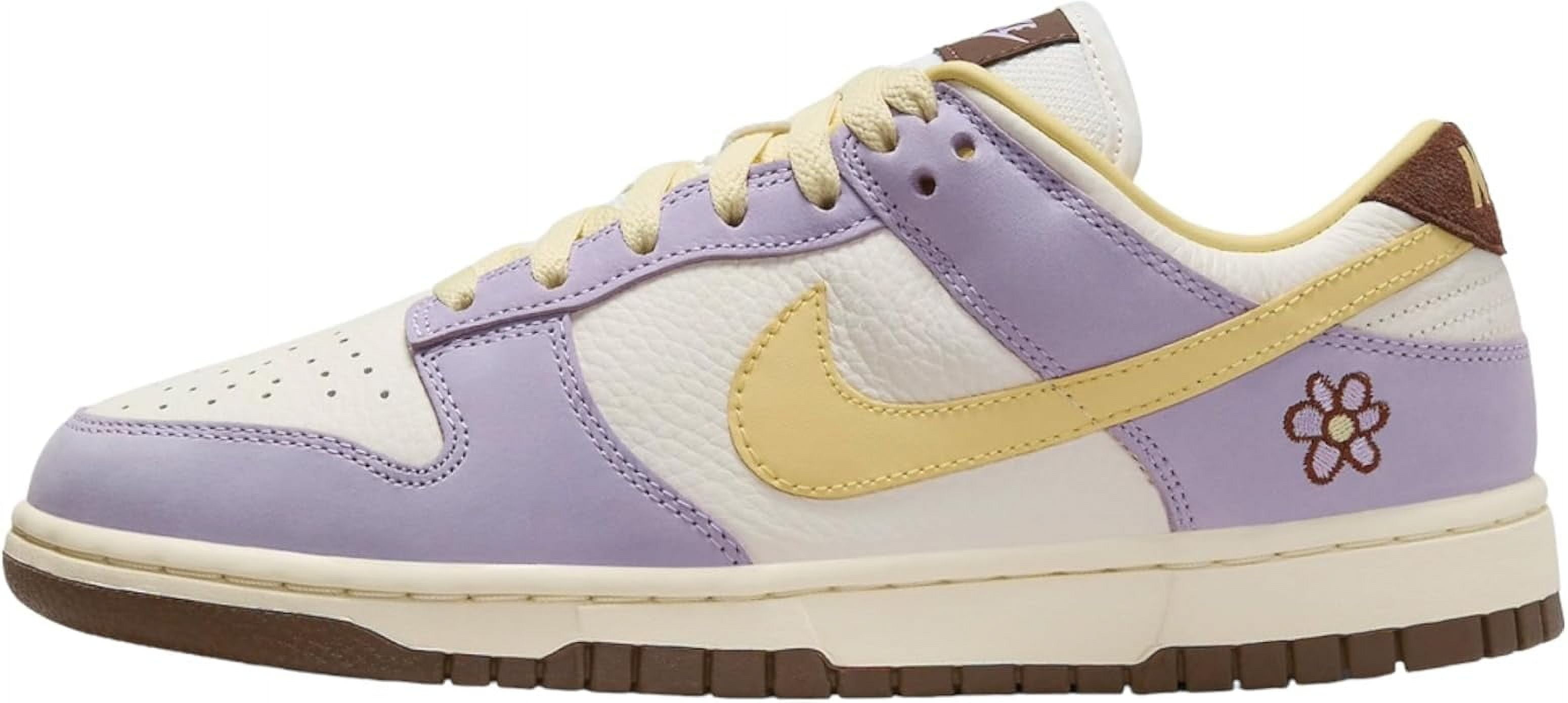 Women's Nike Dunk Low PRM Lilac Bloom/Soft Yellow-Sail (FB7910 500) - 6 ...