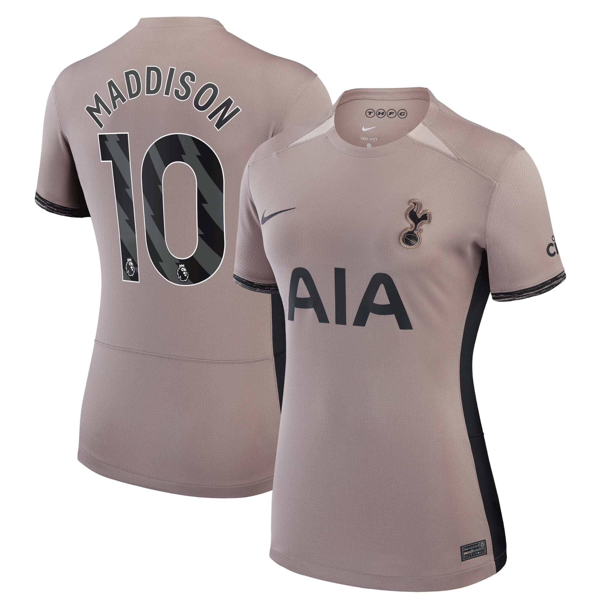 Women's Nike James Maddison Tan Tottenham Hotspur 2023/24 Third Stadium ...