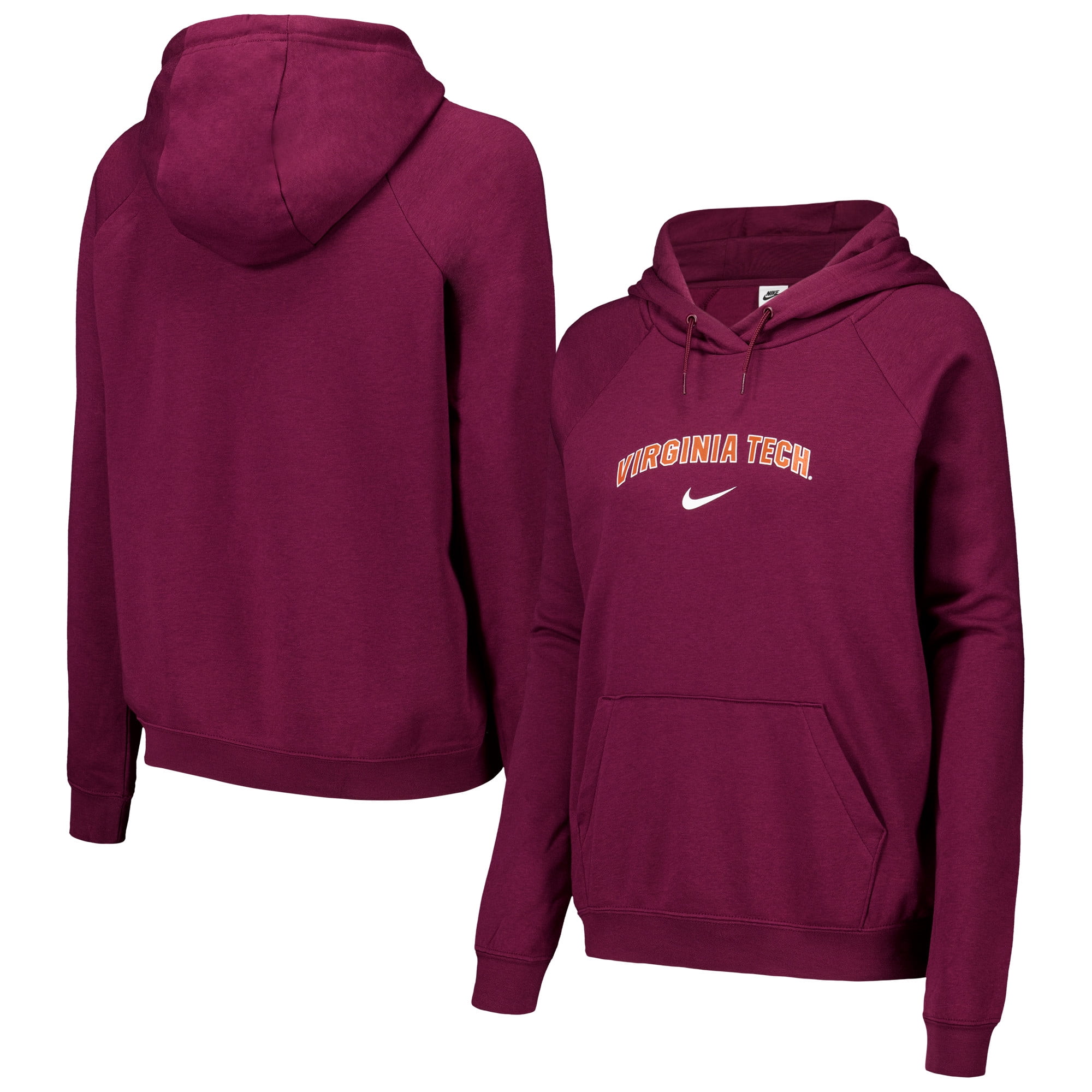 Women's Nike Maroon Virginia Tech Hokies Varsity Pullover Hoodie ...