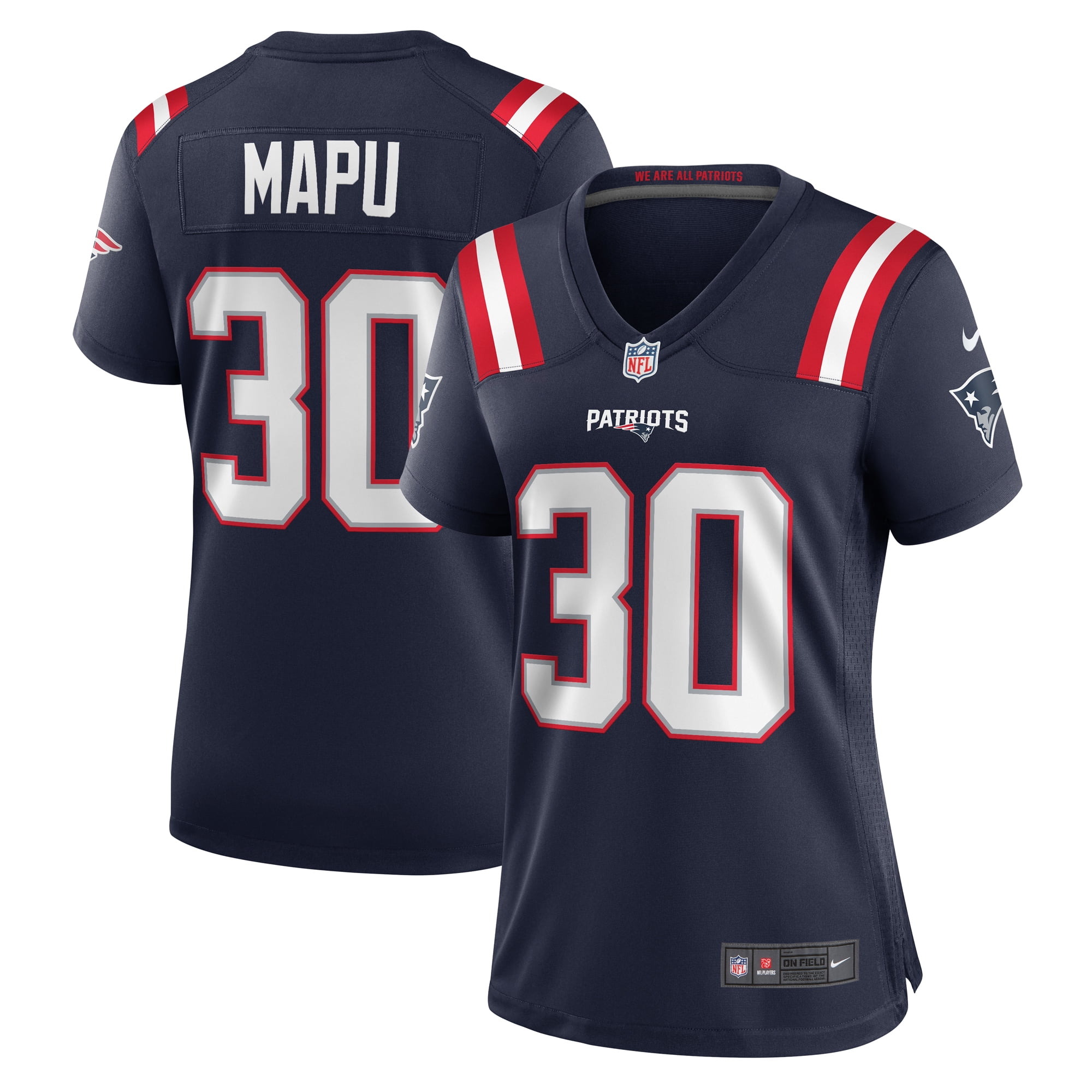 Women's Nike Marte Mapu Navy New England Patriots Game Jersey - Walmart.com