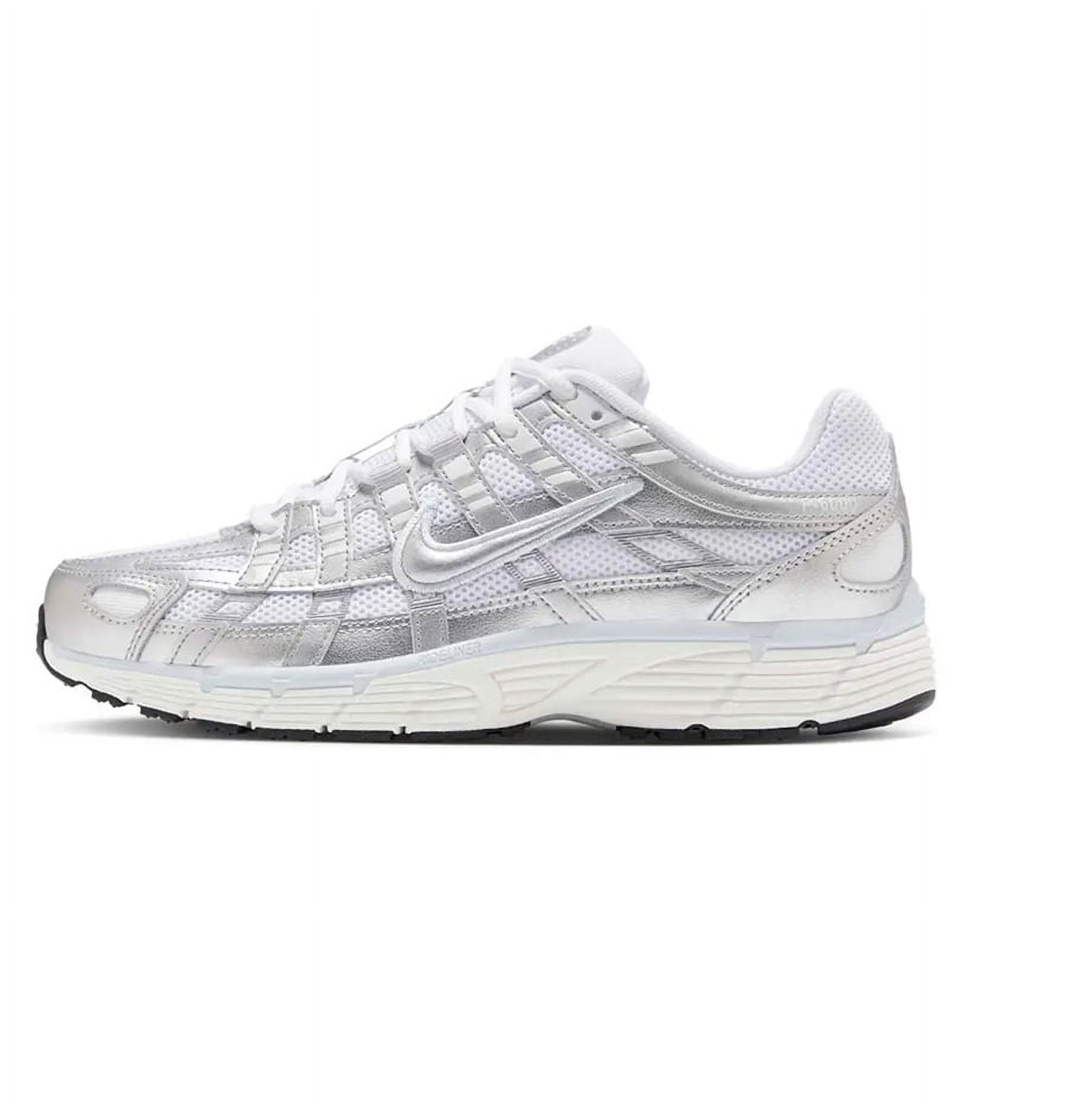 Women's Nike P-6000 White/Metallic Silver (BV1021 106) - 8 - Walmart.com