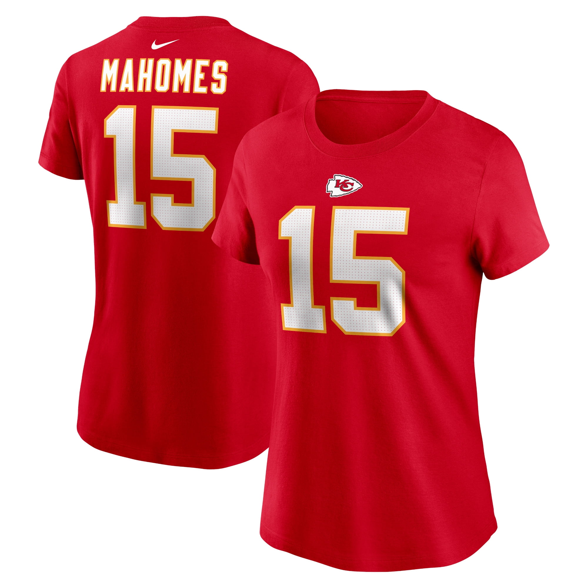 Nike Women's NFL Patrick Mahomes Red Kansas City Chiefs Crew Neck T ...