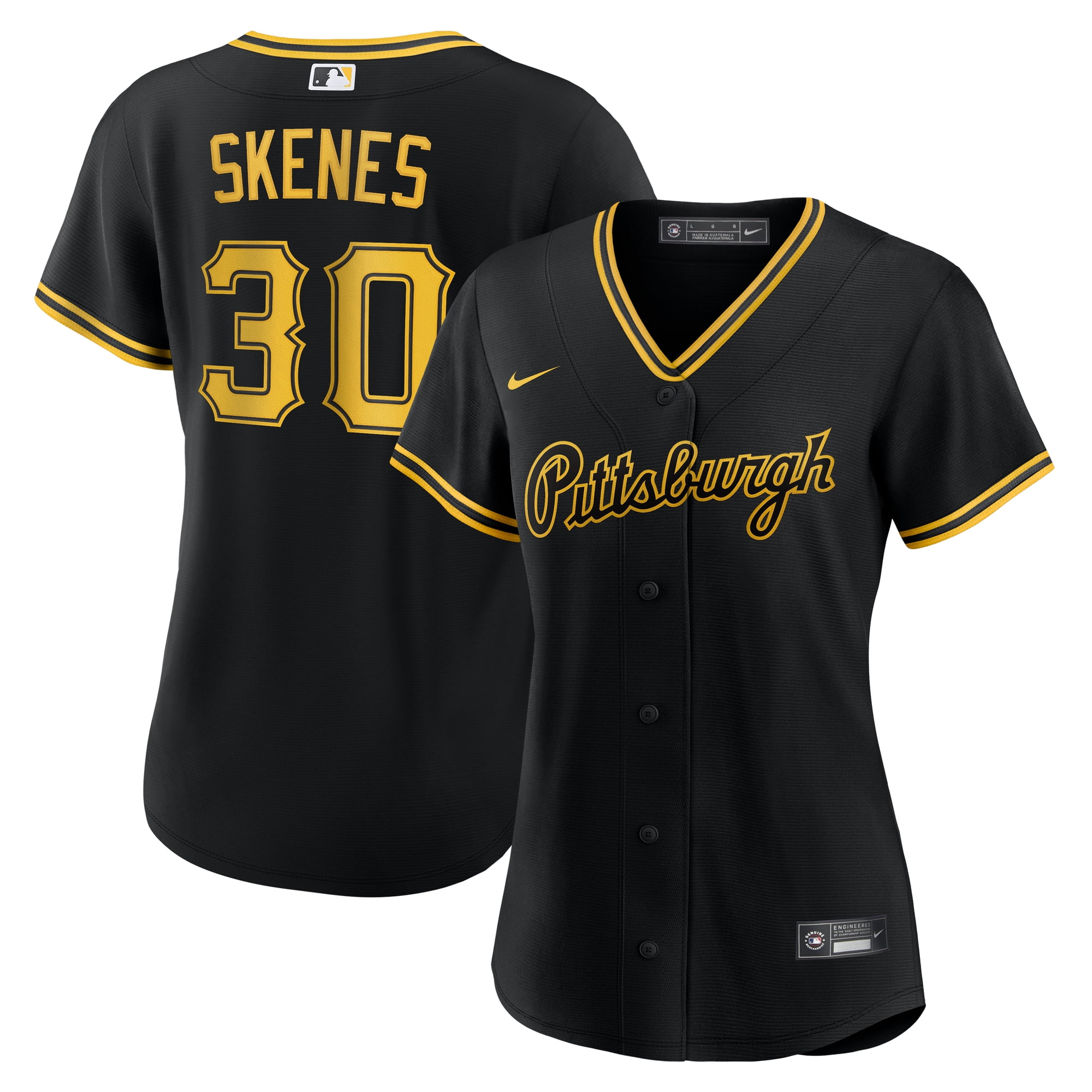 Women's Nike Paul Skenes Black Pittsburgh Pirates Alternate Replica ...