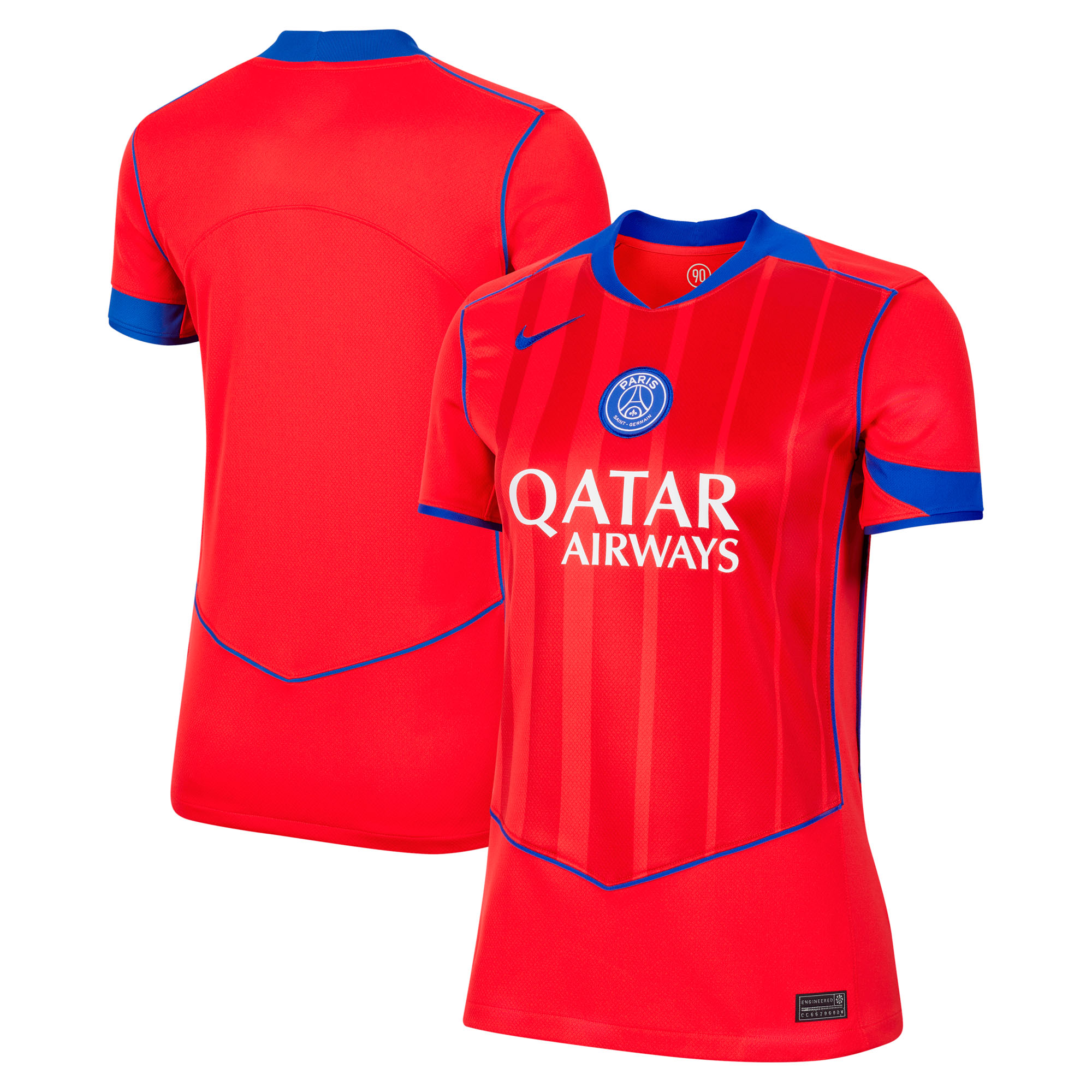 Women's Nike Red Paris Saint-Germain 2025/26 Third Replica Jersey ...