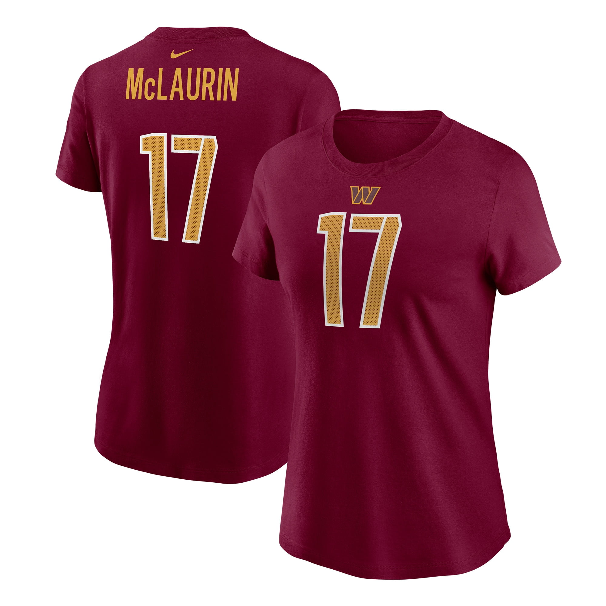 Women's Nike Terry McLaurin Burgundy Washington Commanders Player Name ...