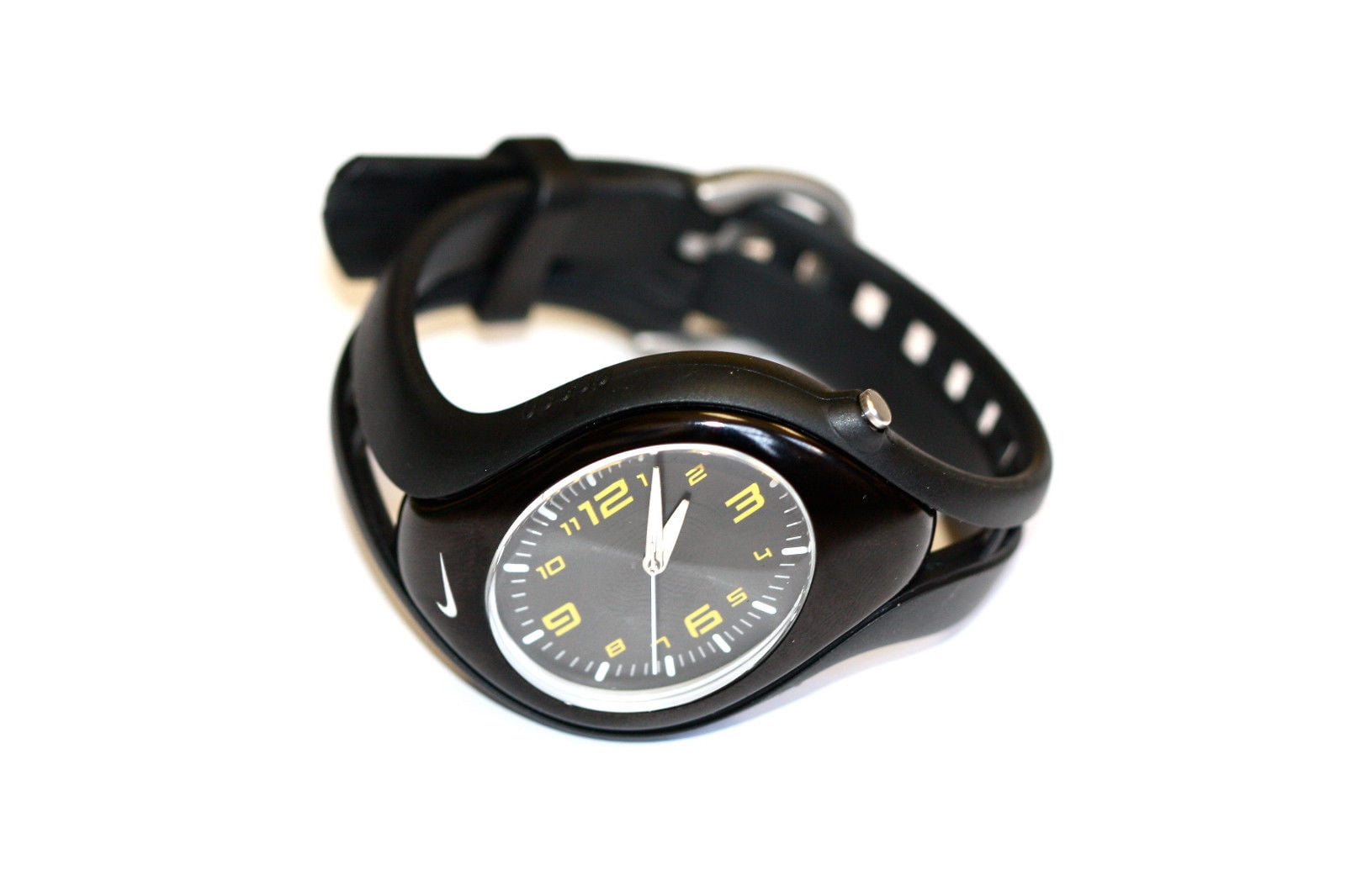 Nike Women's Youth-Size Triax Black Yellow Analog Blaze Nike Women's Youth-Size Triax Black Yellow Analog Blaze