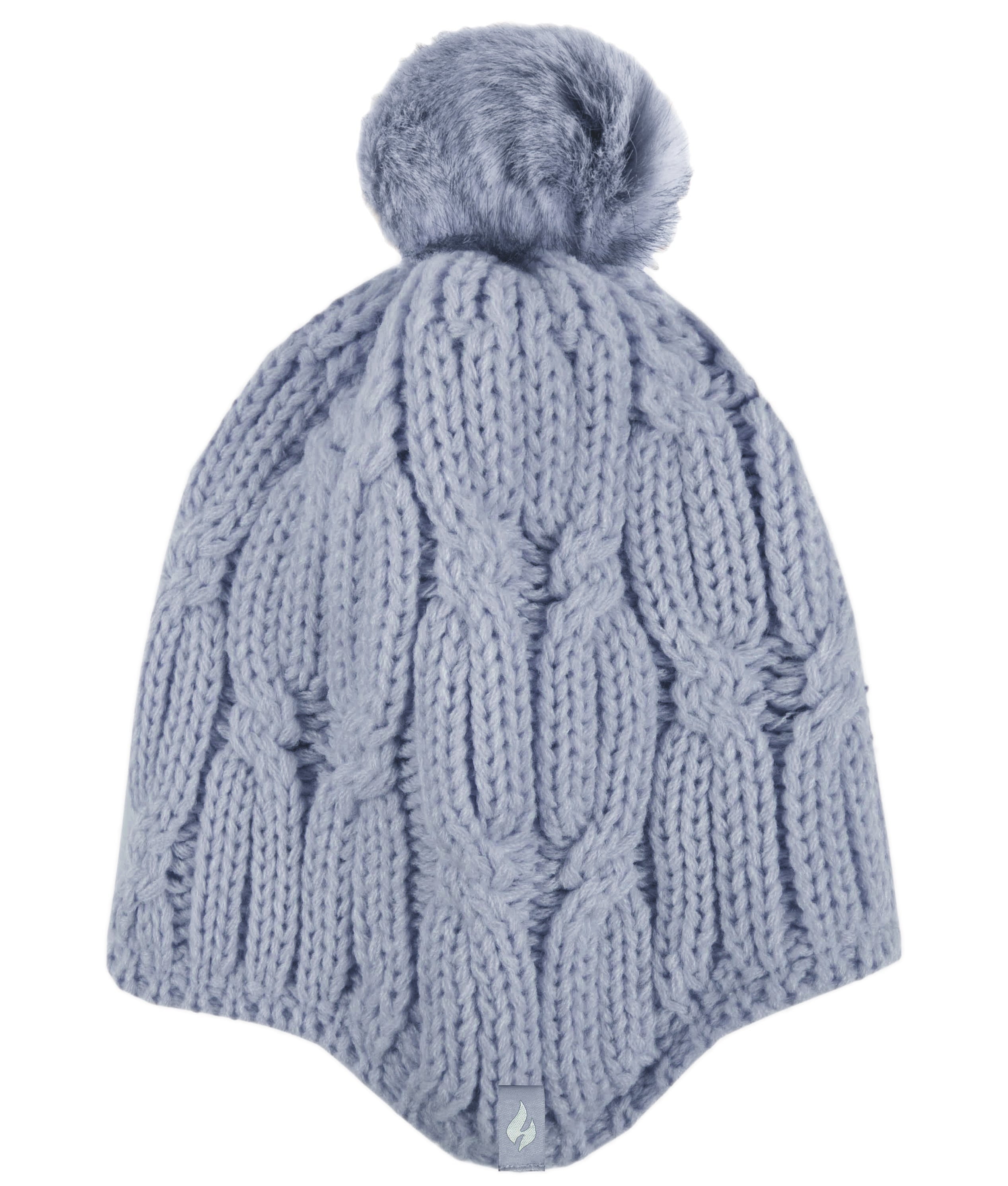 Women's Nikki Cosy Ears Hat w/ Pom Pom - Walmart.com