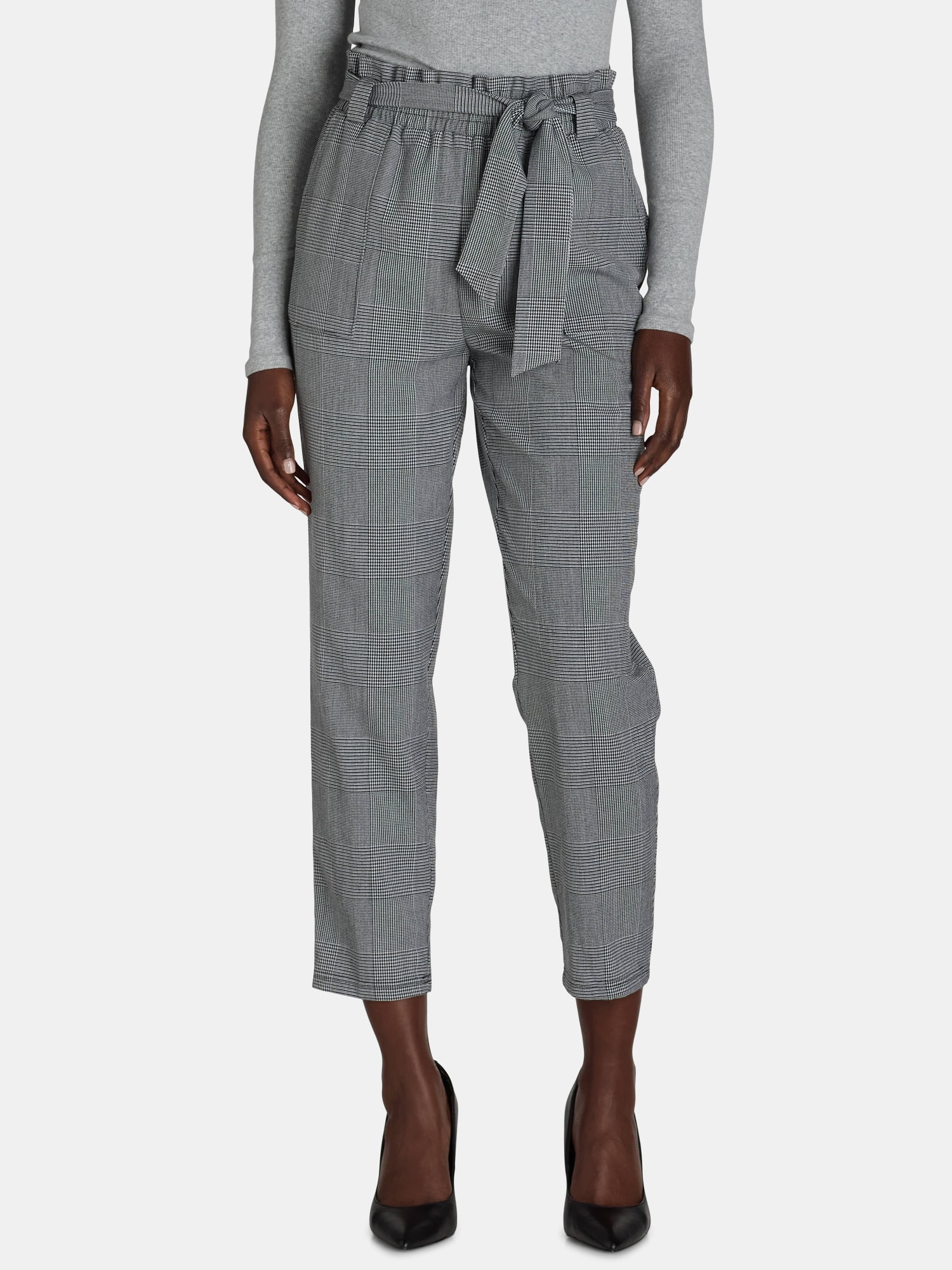 Customer reviews for Nine.Eight Women's Cropped Paper Bag Waist Pants ...