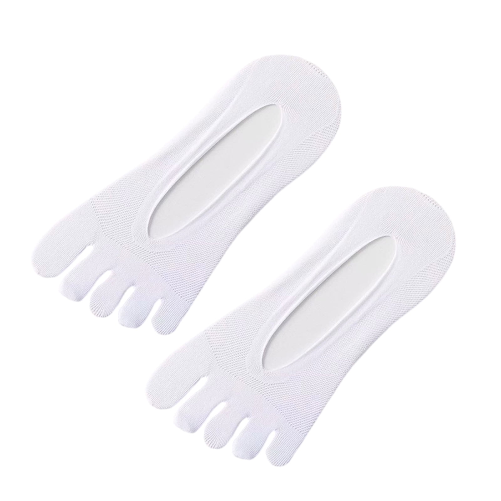 Women's Not Show Toe Socks Invisible Low Cut Liner Socks with Toes ...