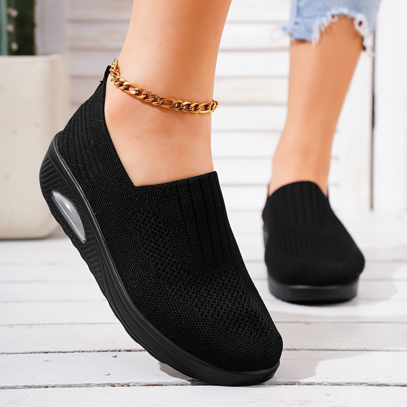 Women's Nursing Shoes Air Cushion Nurse Shoes Orthopedic Diabetic Wedge ...