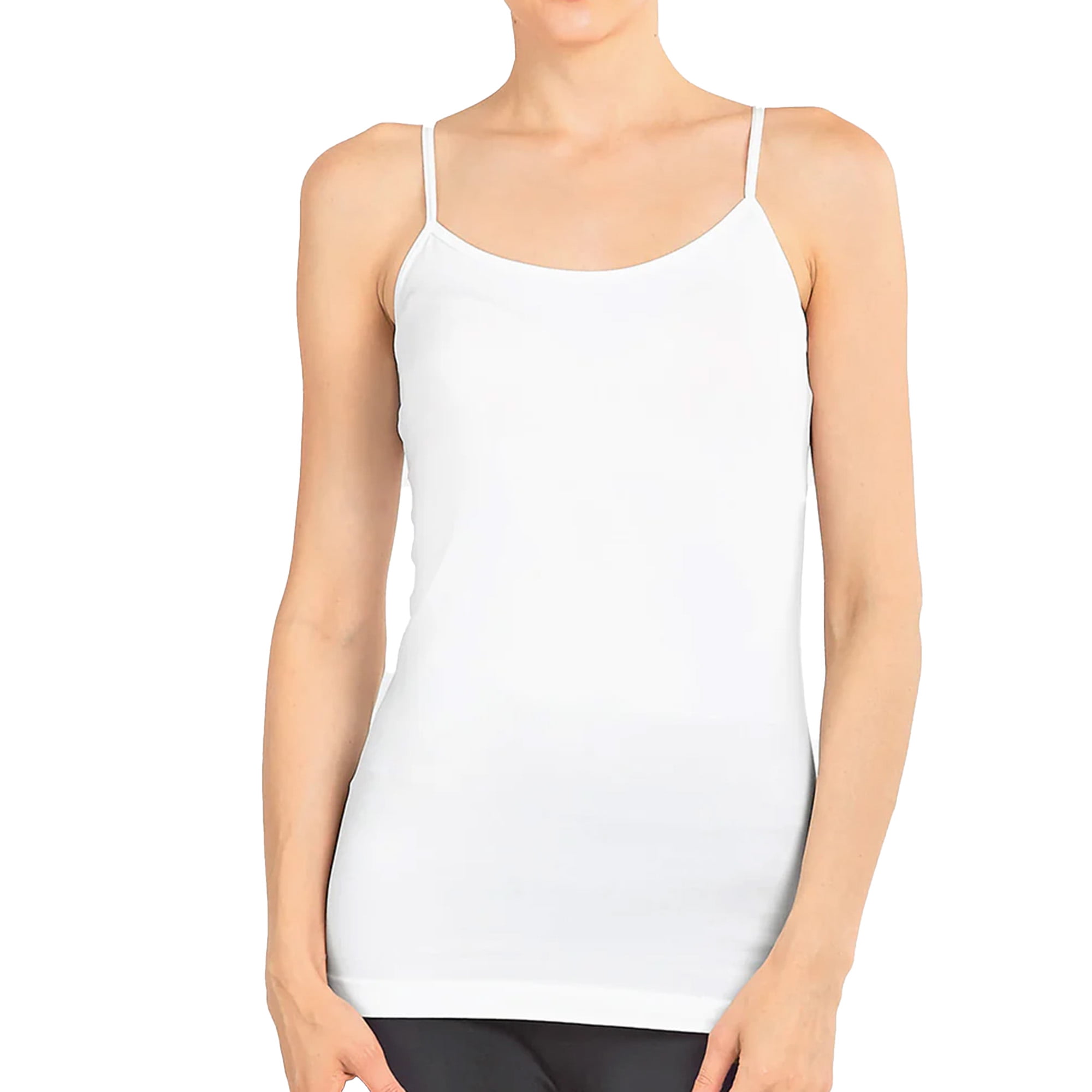Seamless Women's Nylon & Spandex Camisole Top, Stretch & Layering, Free ...