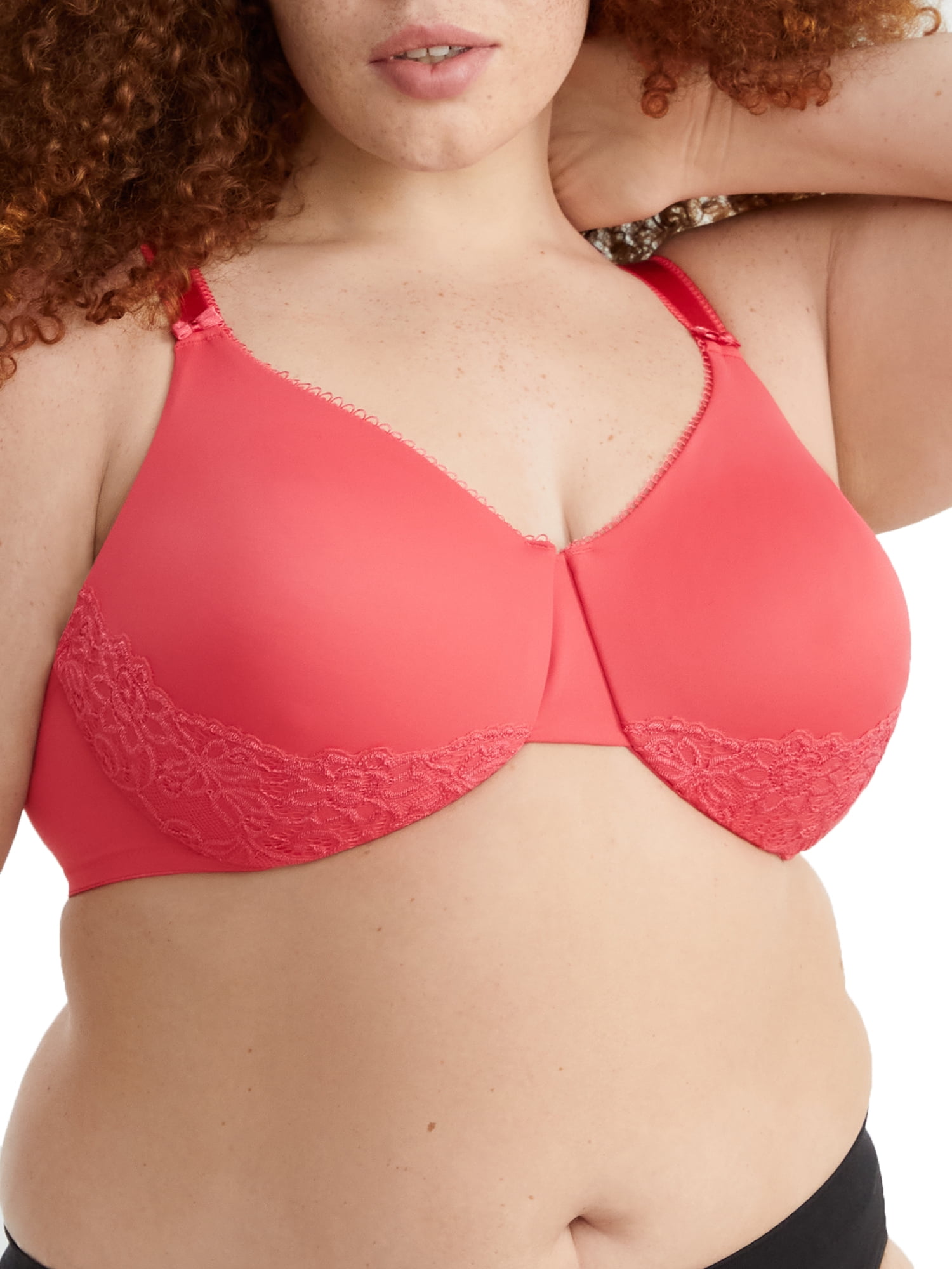 Women's Olga 35063 Luxury Lift Underwire Bra (Claret 42DD) - Walmart.com