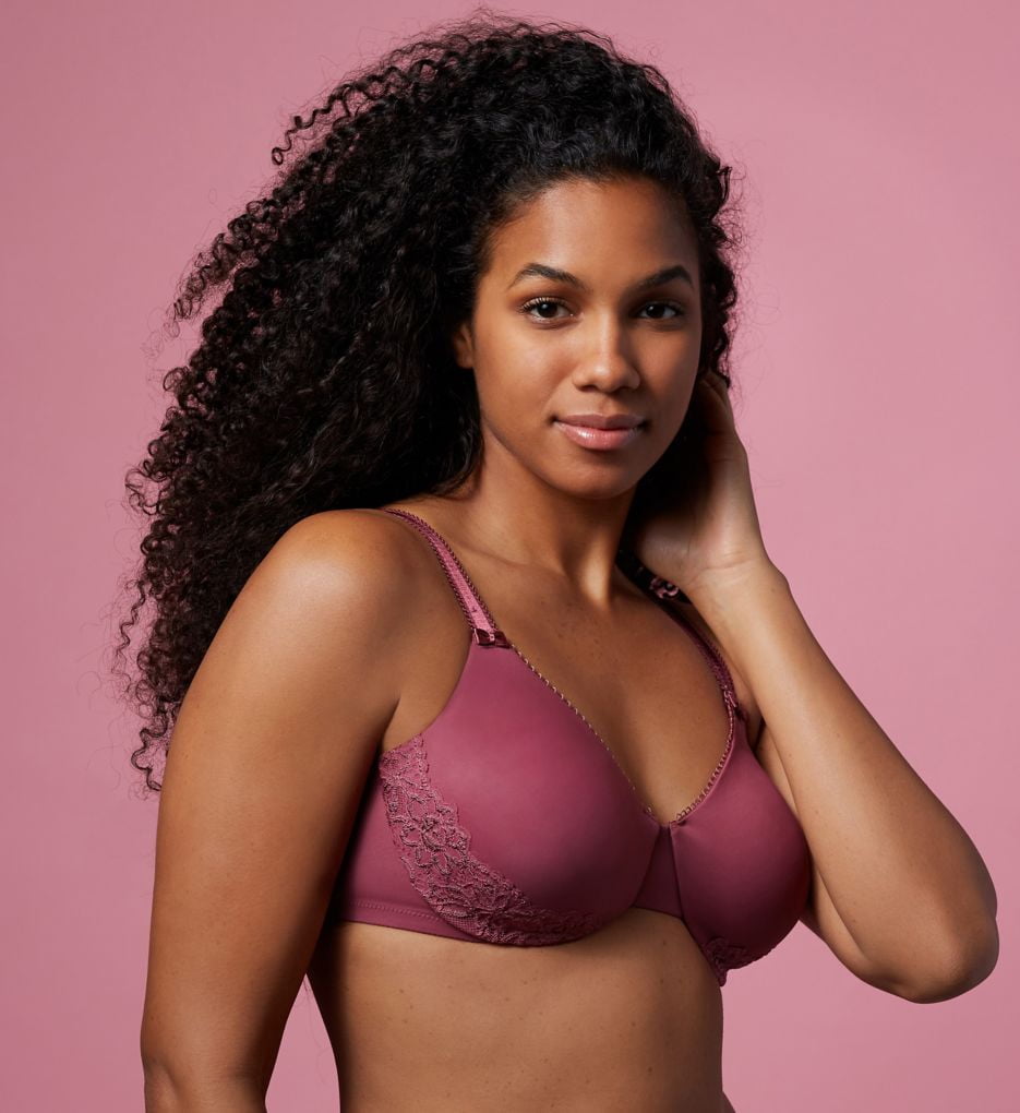 Women's Olga 35063 Luxury Lift Underwire Bra (Hawthorne Rose 38D) - Walmart.com