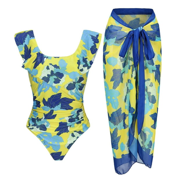 Women's One Piece High Waist Bikini Bottom Swimsuits Thong Solid Sexy ...