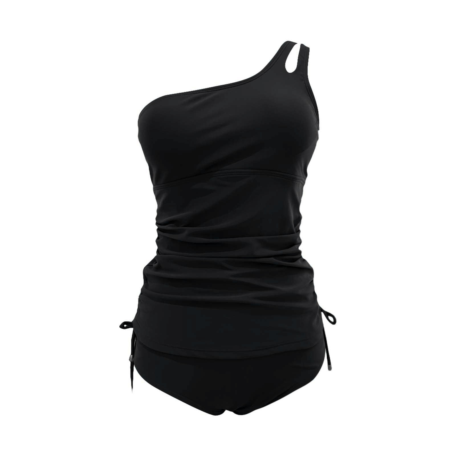 Womens One Piece Swimsuits Tummy Control Cutout High Waisted Bathing