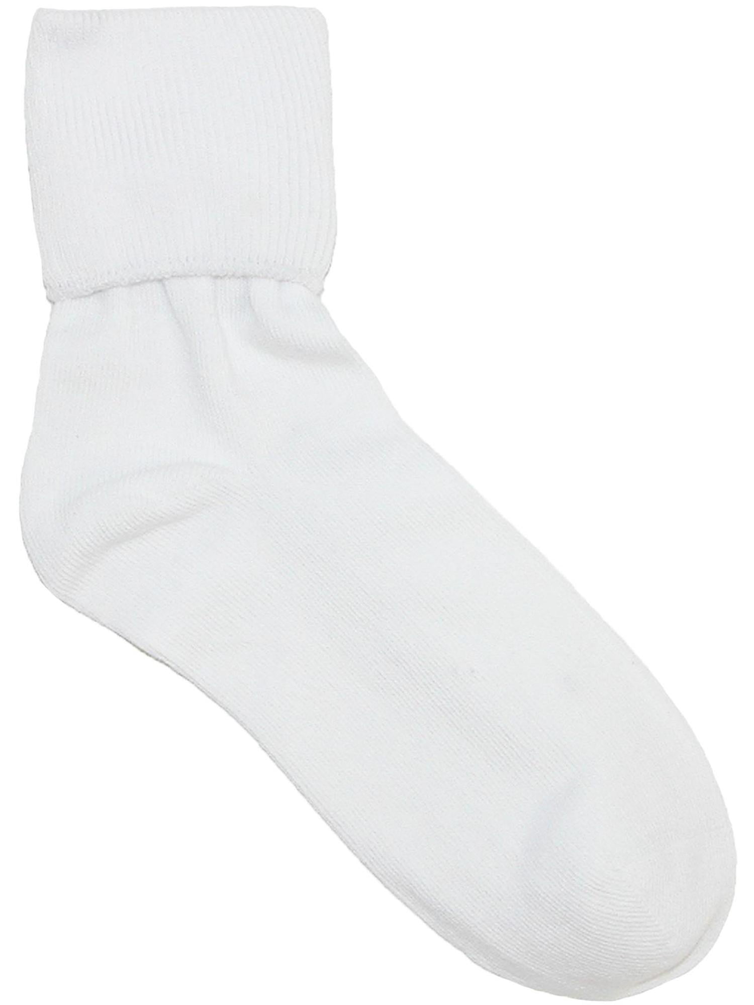 Women's Organic Cotton Turn Cuff Socks, Size: one size - Walmart.com